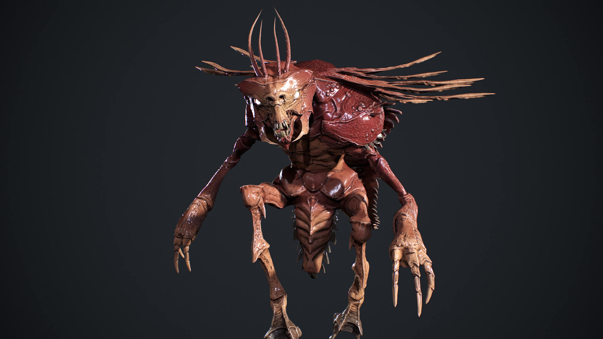 Bug Creature 2 - 3D Model by Wernerkurt