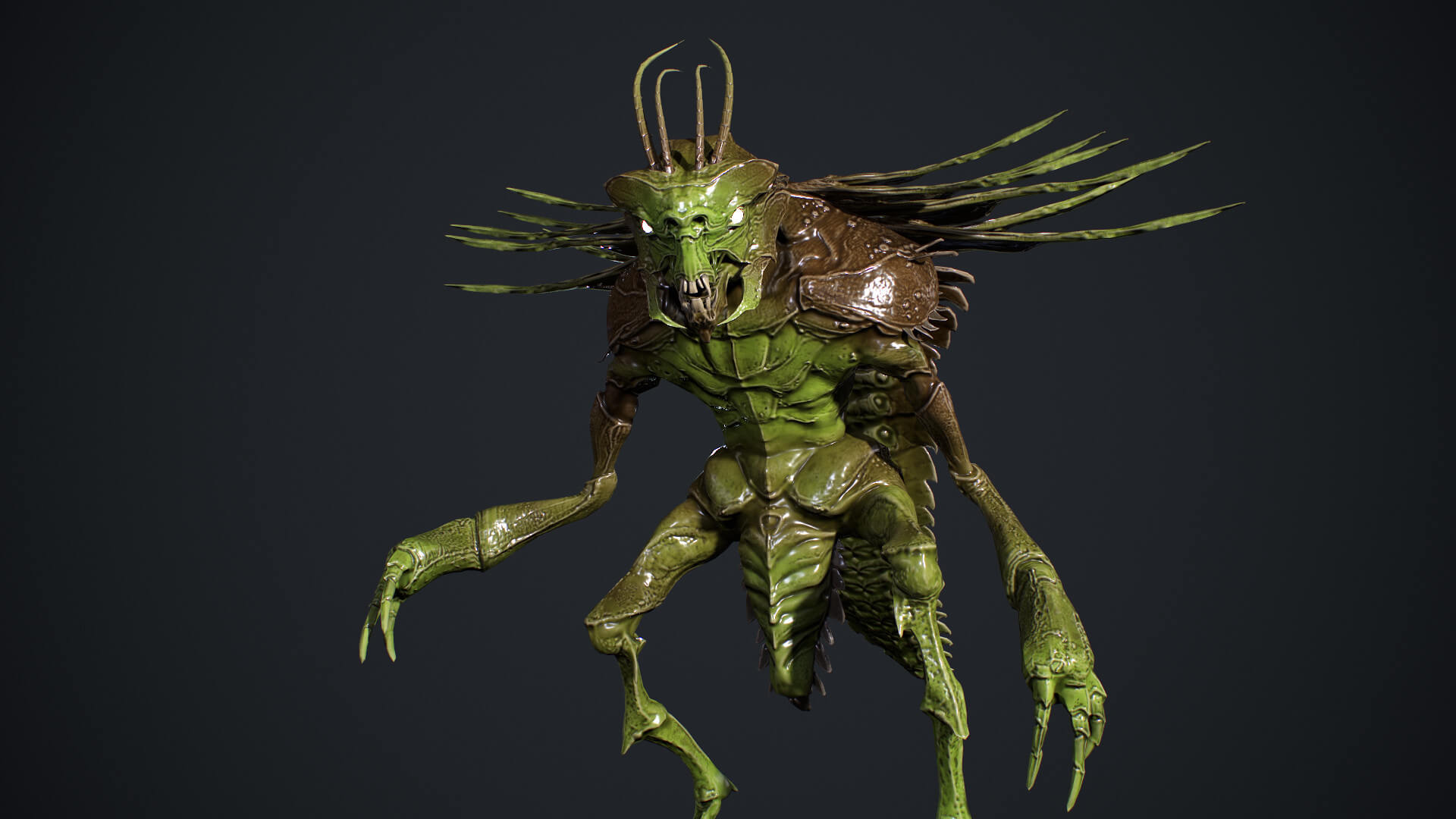 Bug Creature 2 - 3D Model by Wernerkurt