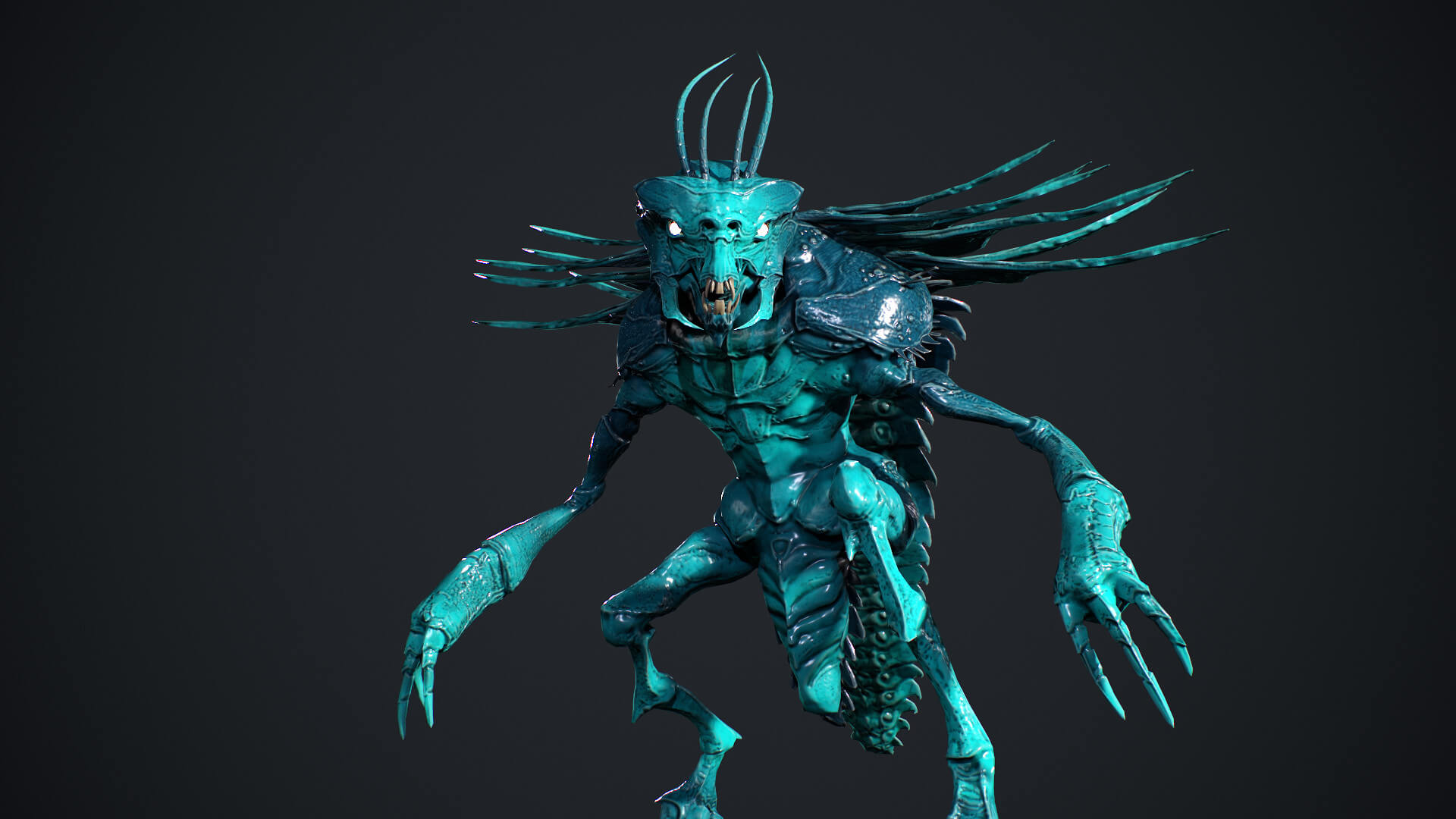 Bug Creature 2 - 3D Model by Wernerkurt