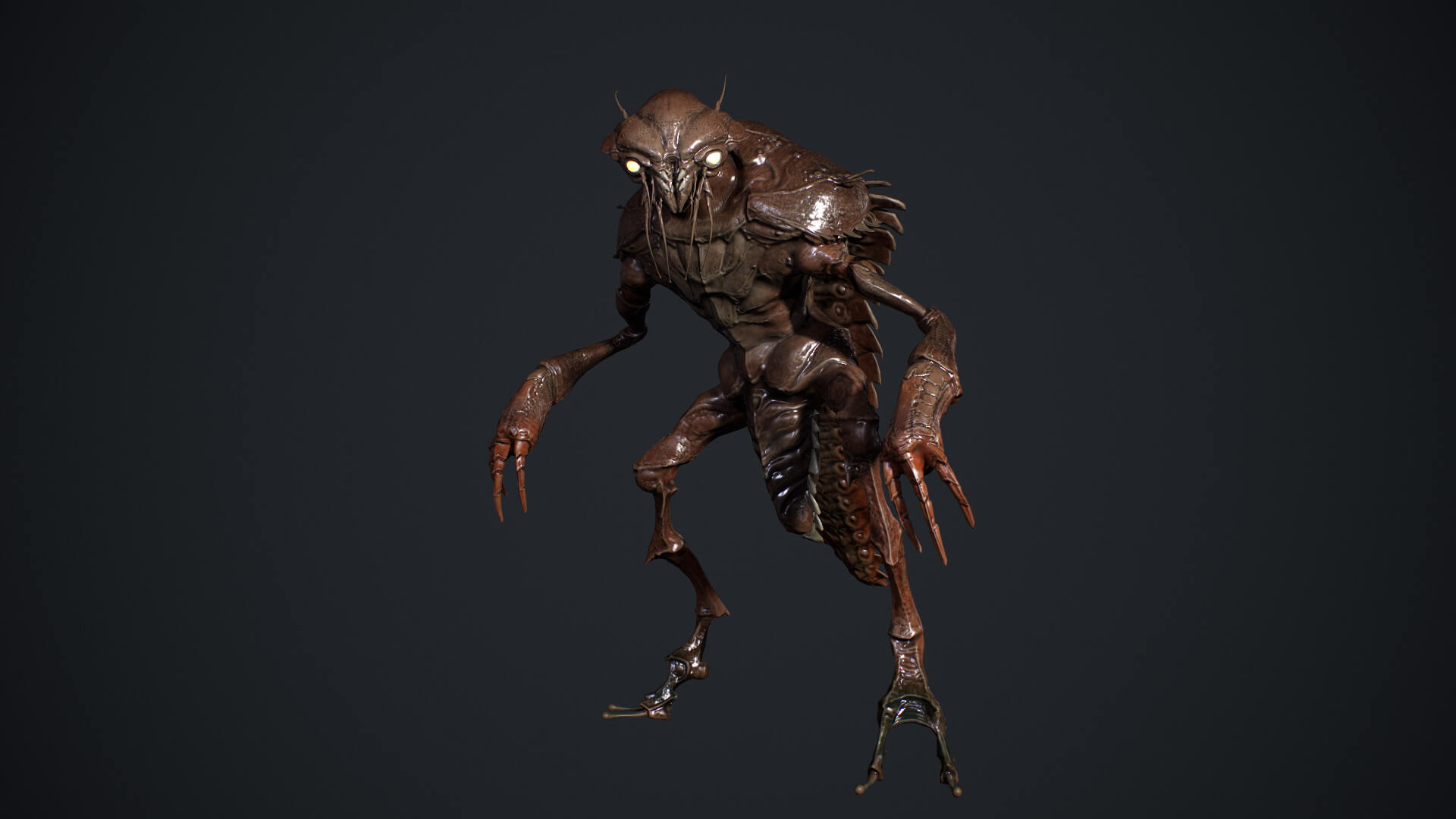 Bug Creature - 3D Model by Wernerkurt