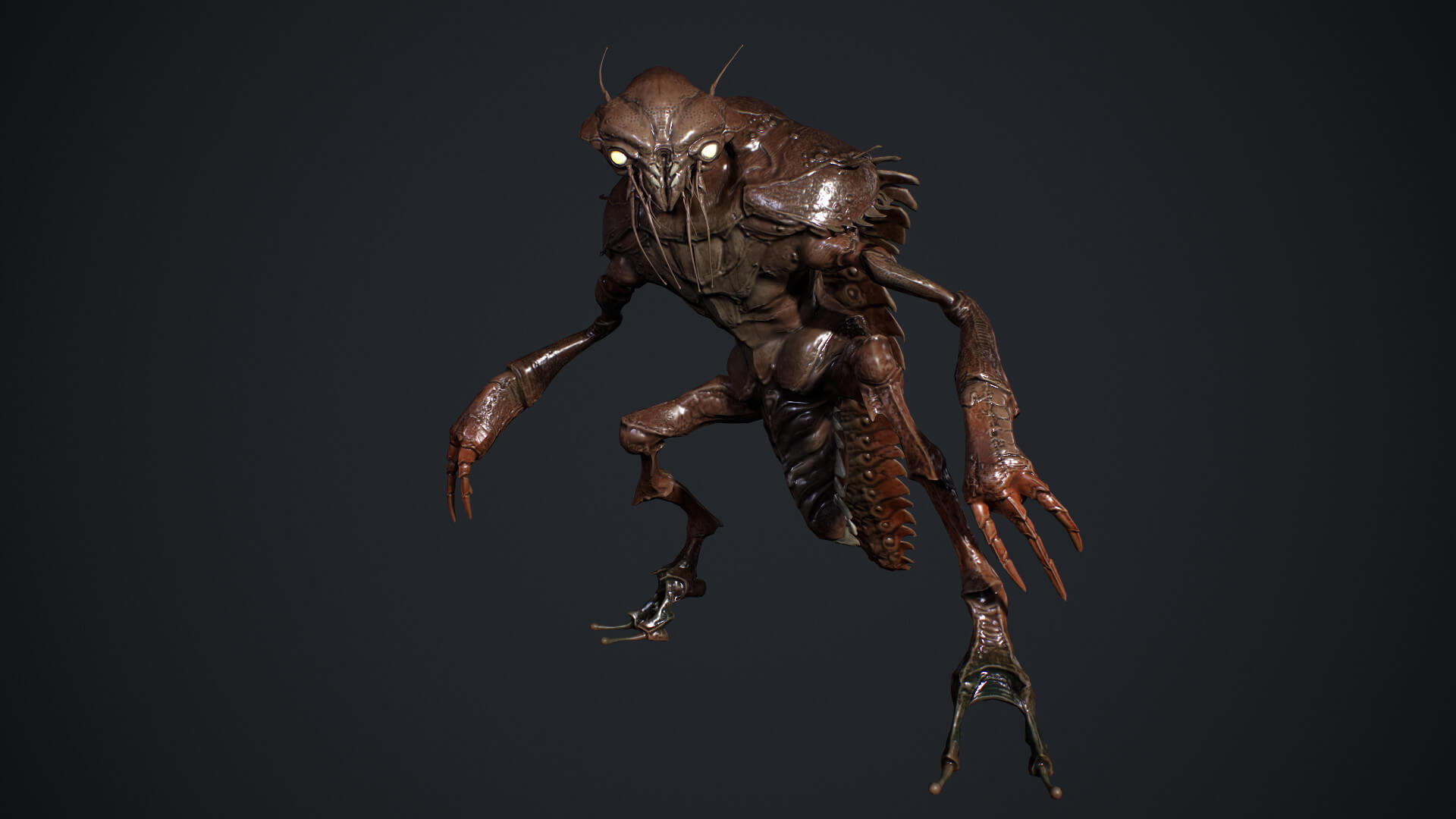 Bug Creature - 3D Model by Wernerkurt
