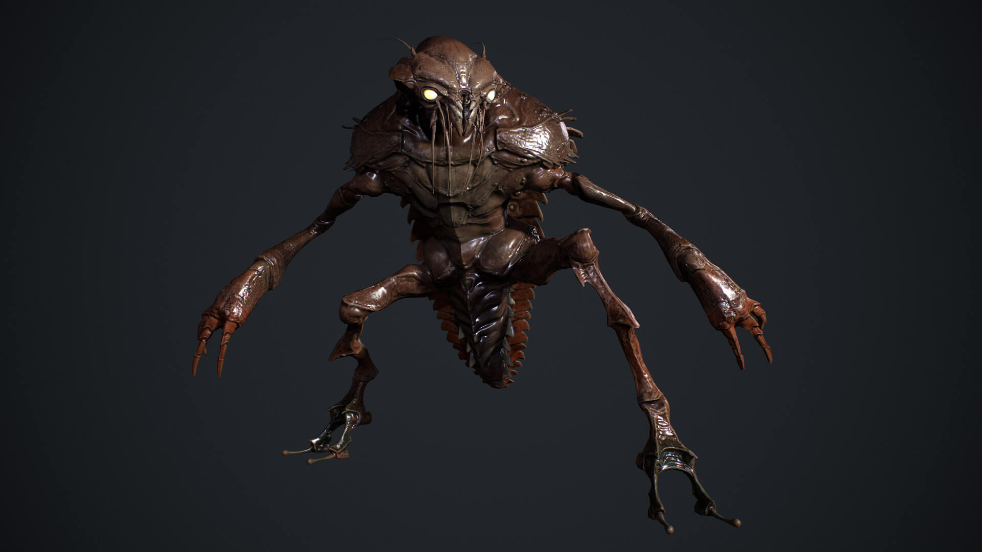 Bug Creature - 3D Model by Wernerkurt