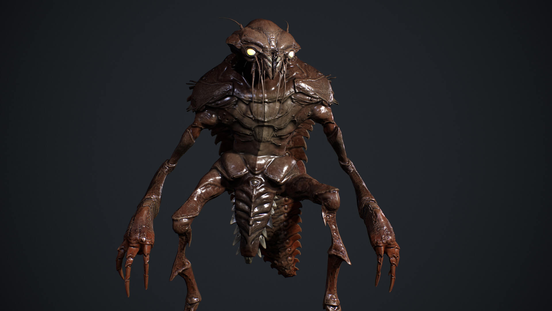Bug Creature - 3D Model by Wernerkurt