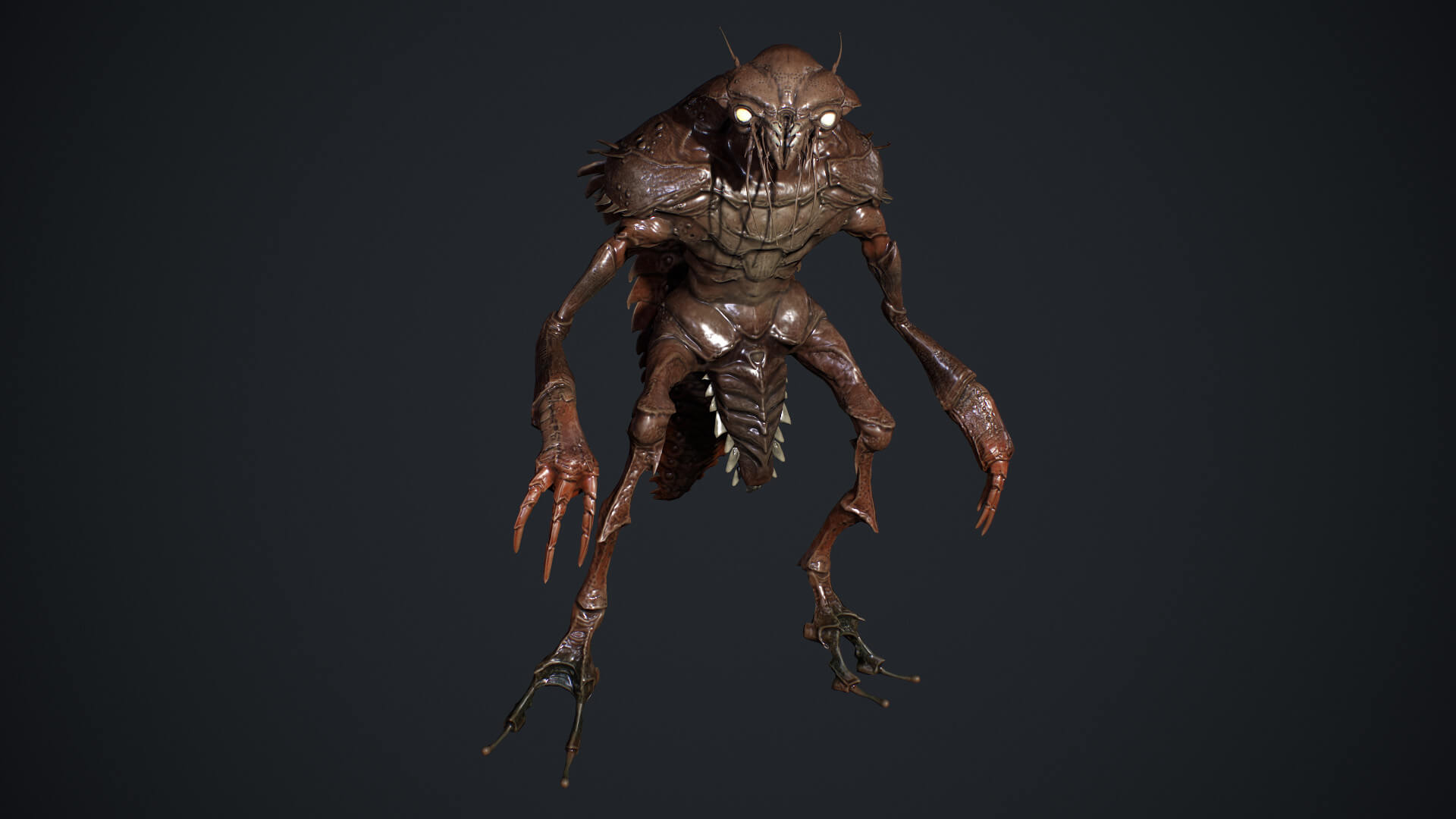 Bug Creature - 3D Model by Wernerkurt