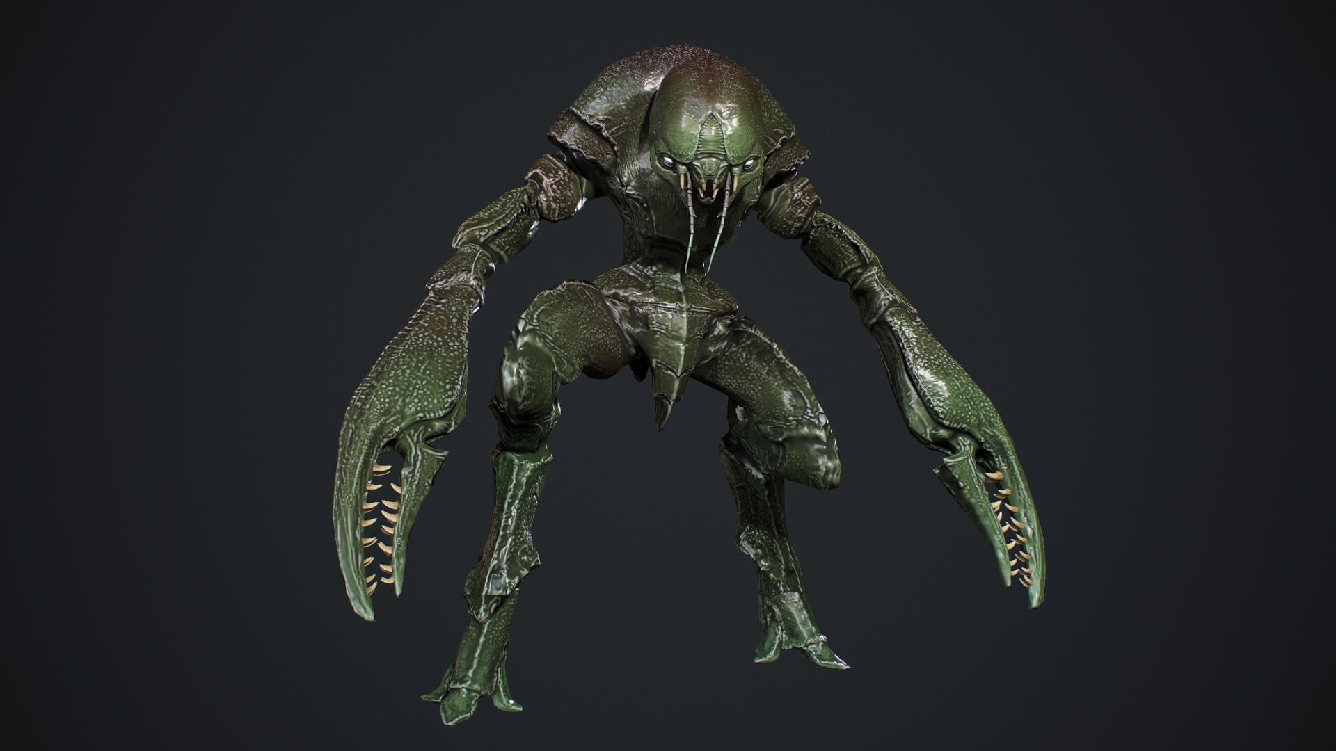Crab Creature - 3D Model by Wernerkurt