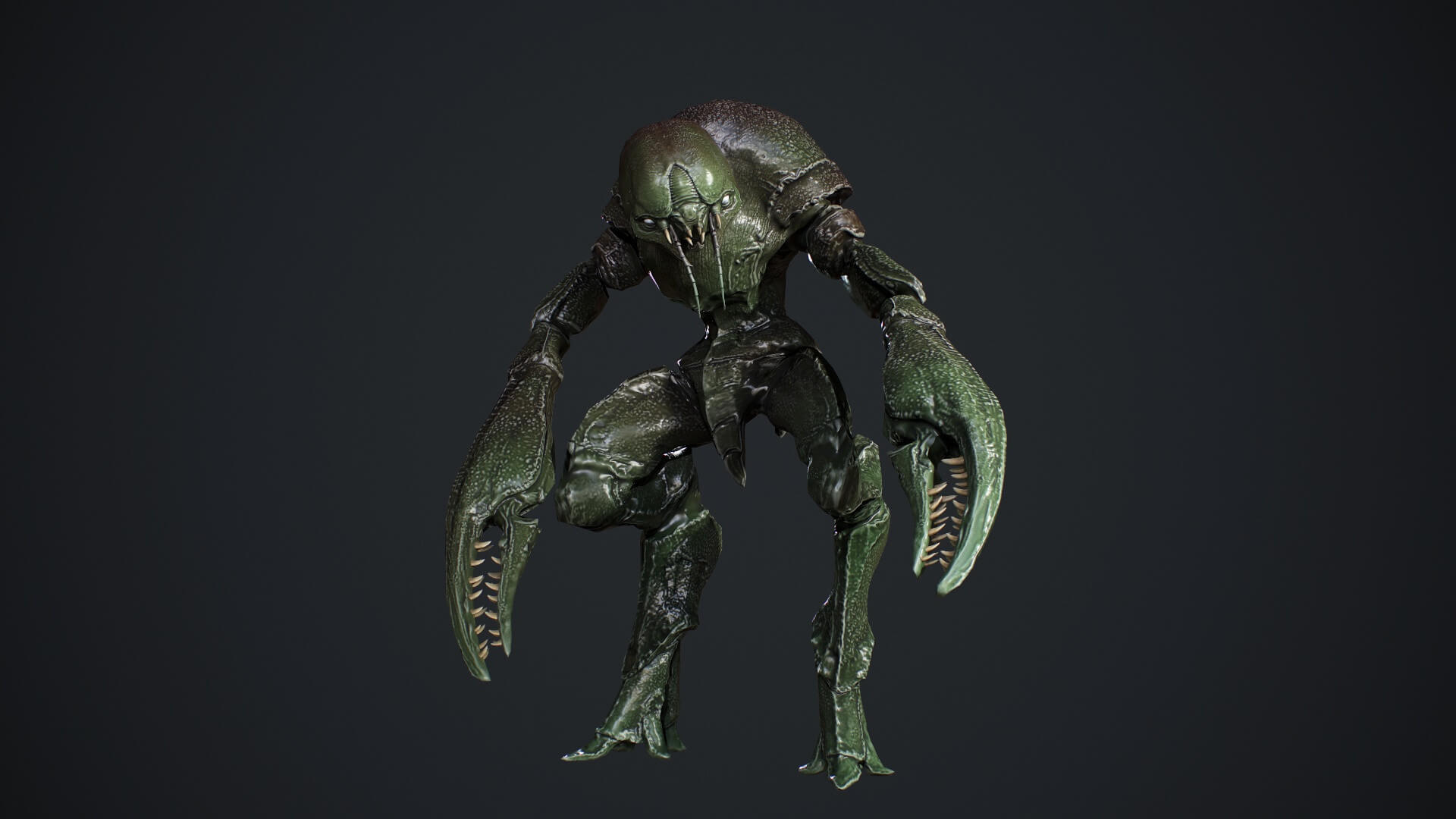Crab Creature - 3D Model by Wernerkurt