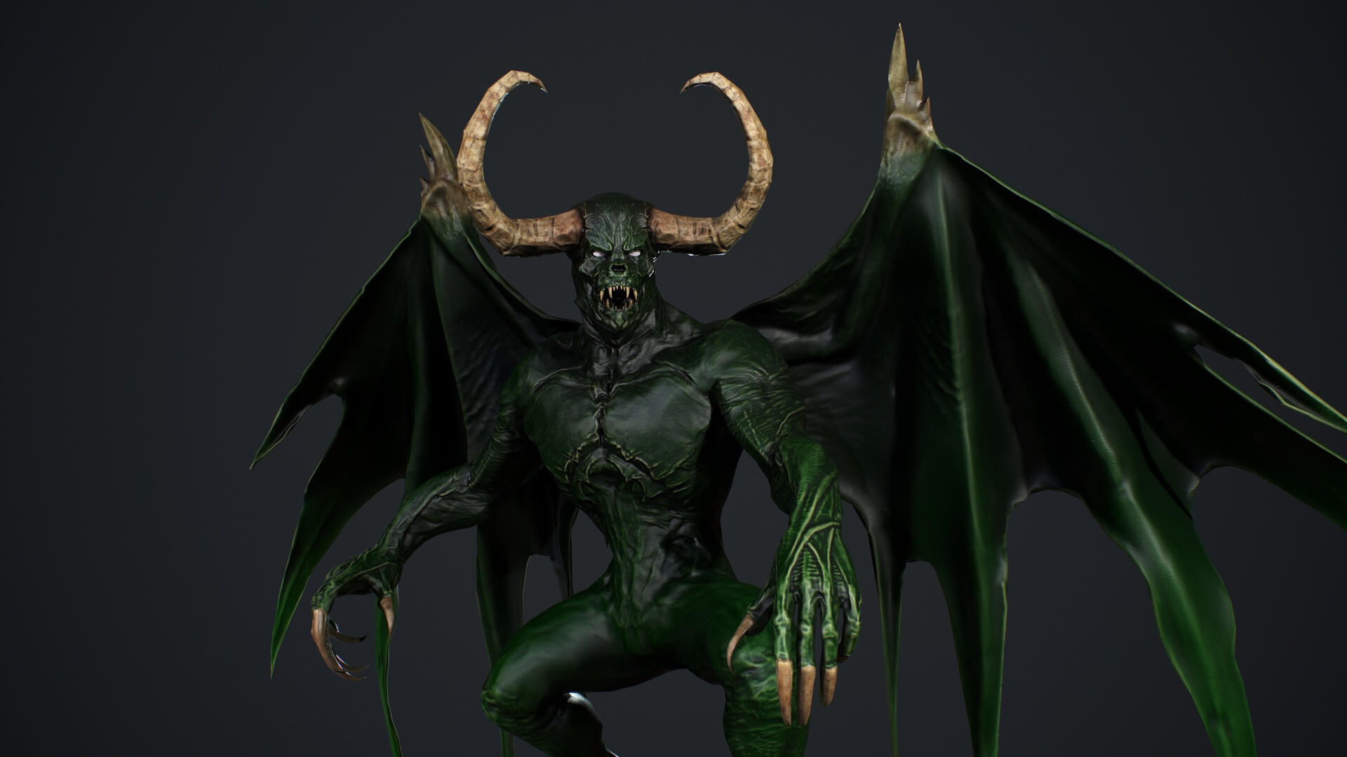 Demon 1 - 3D Model by Wernerkurt