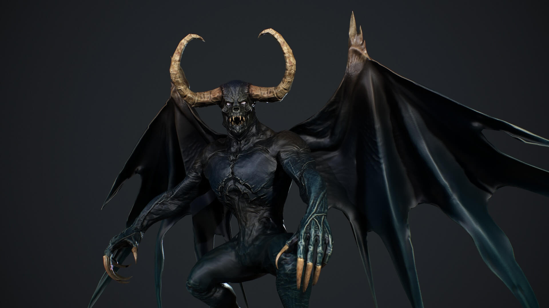 Demon 1 - 3D Model by Wernerkurt