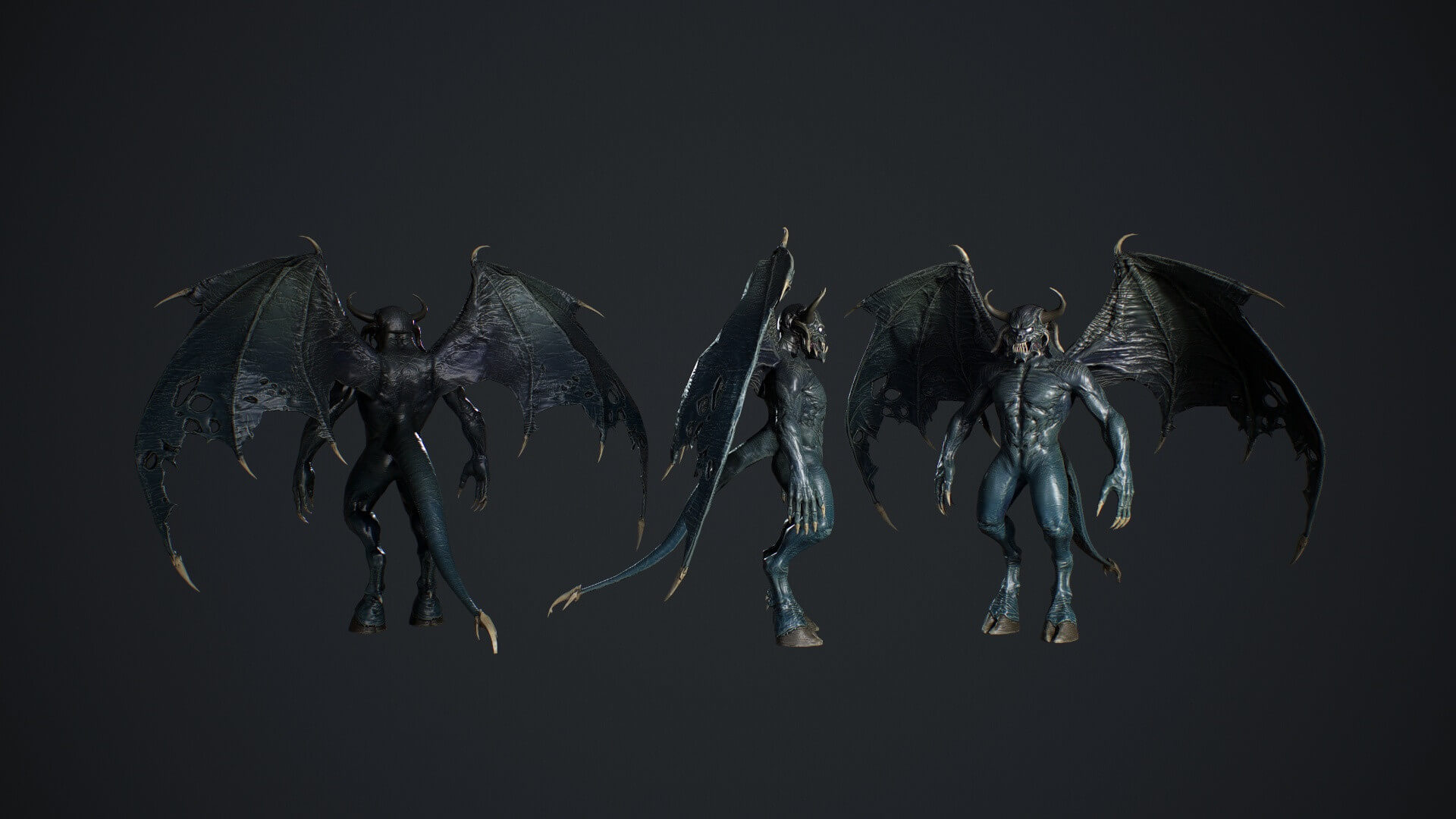 Demon 3 - 3D Model by Wernerkurt