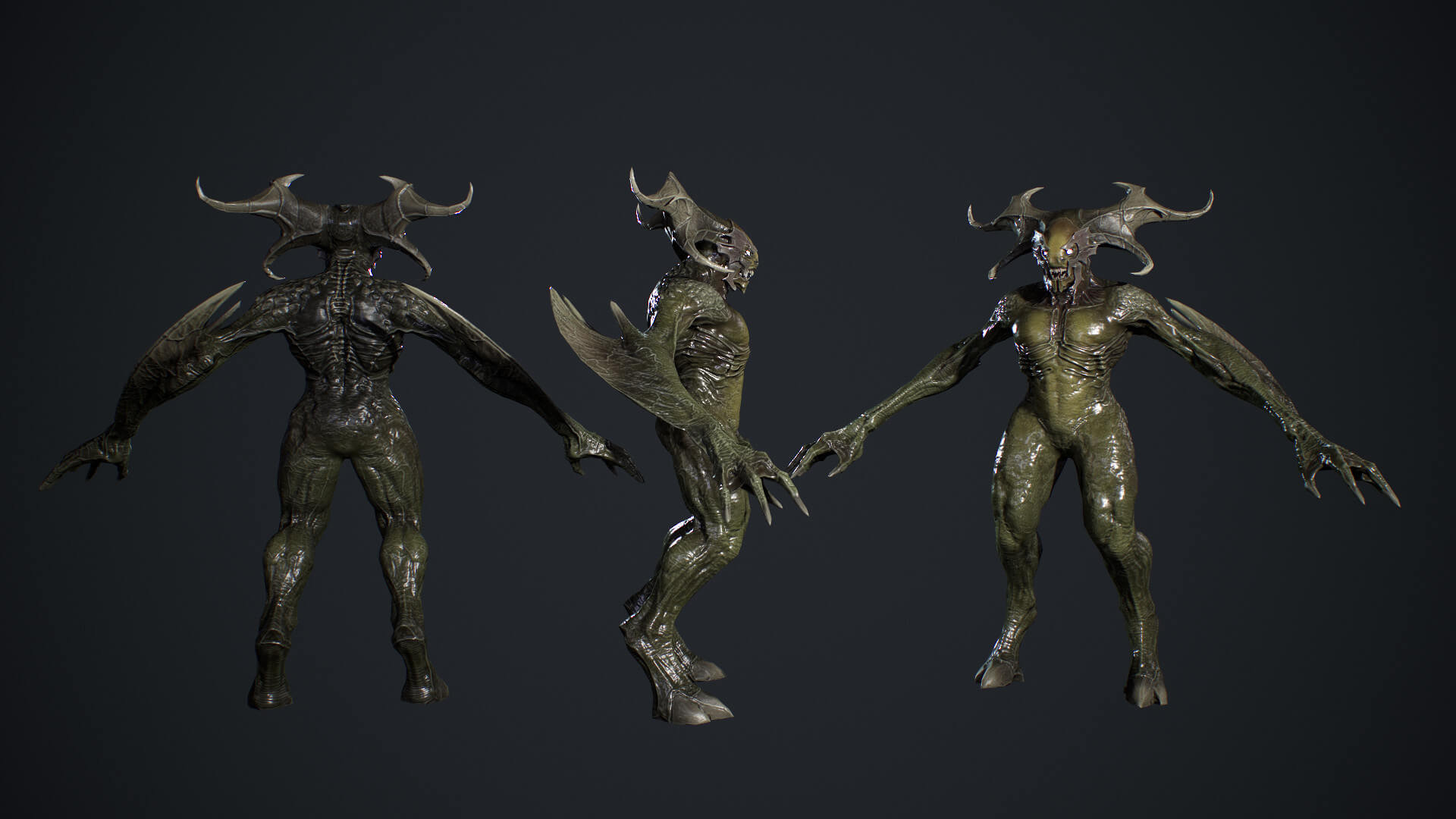Demon Character 2 - 3D Model by Wernerkurt