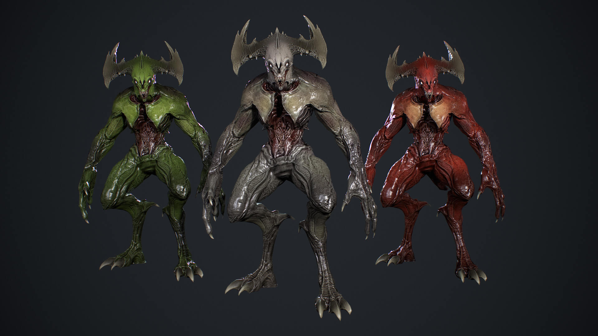 Demon Character 3 - 3D Model by Wernerkurt