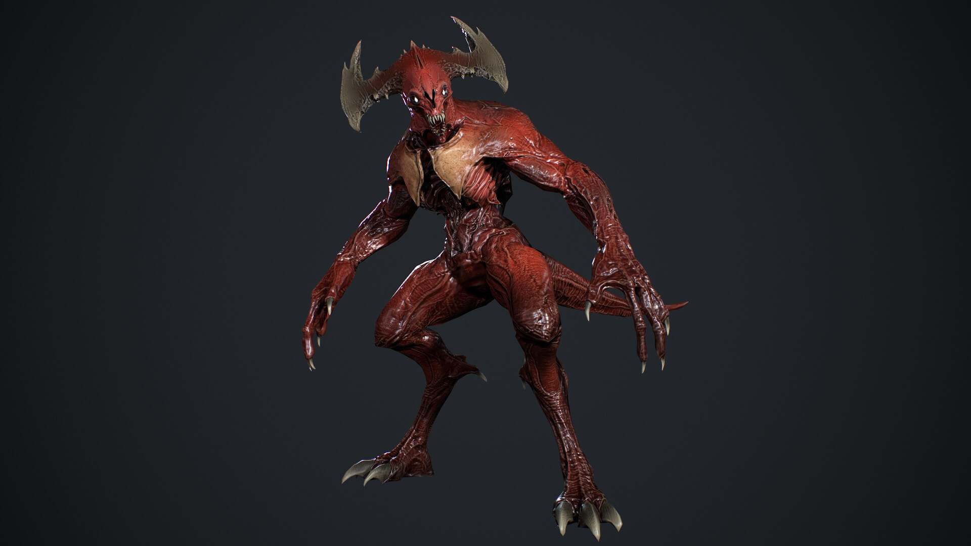 Demon Character 3 - 3D Model by Wernerkurt
