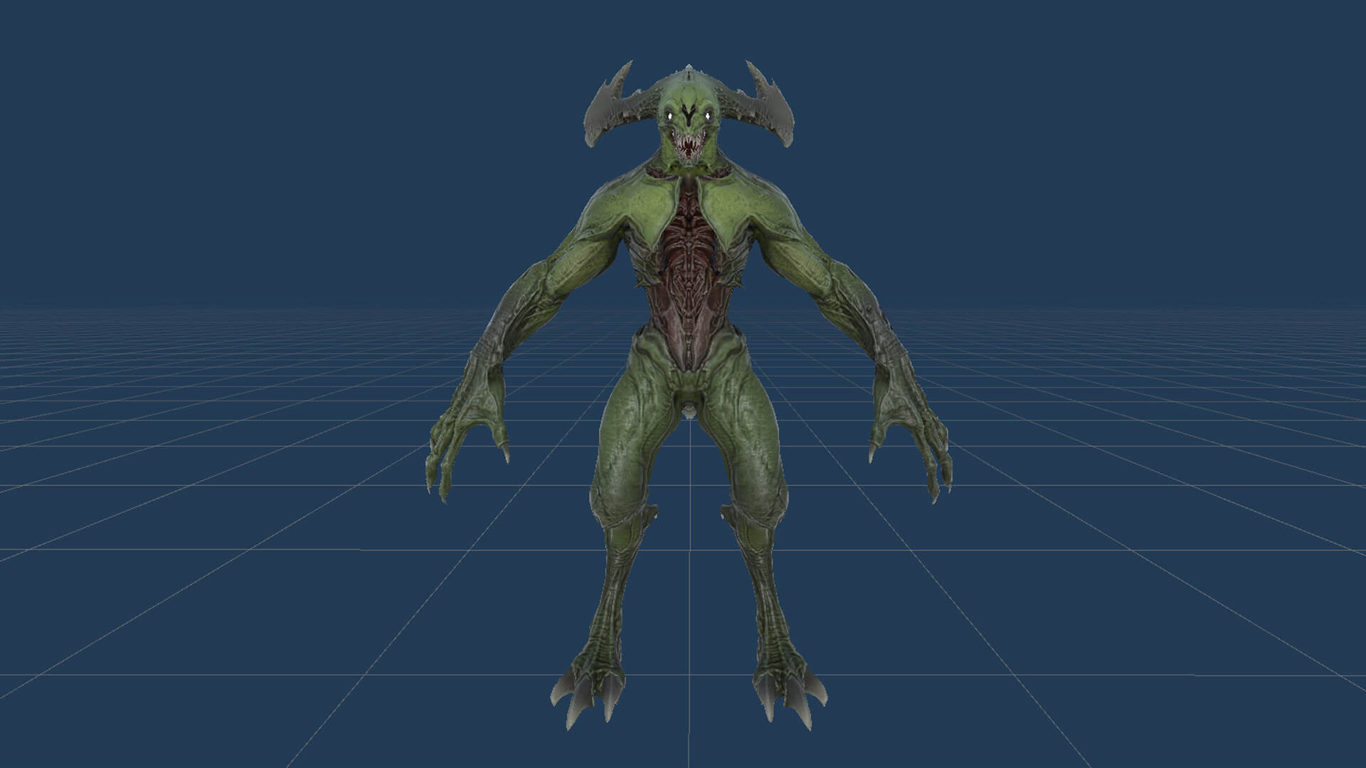 Demon Character 3 - 3D Model by Wernerkurt