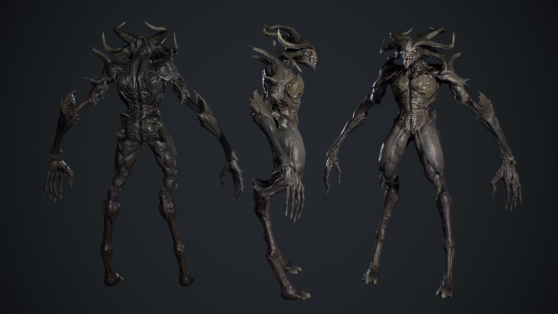 Demon Character 6 - 3D Model by Wernerkurt