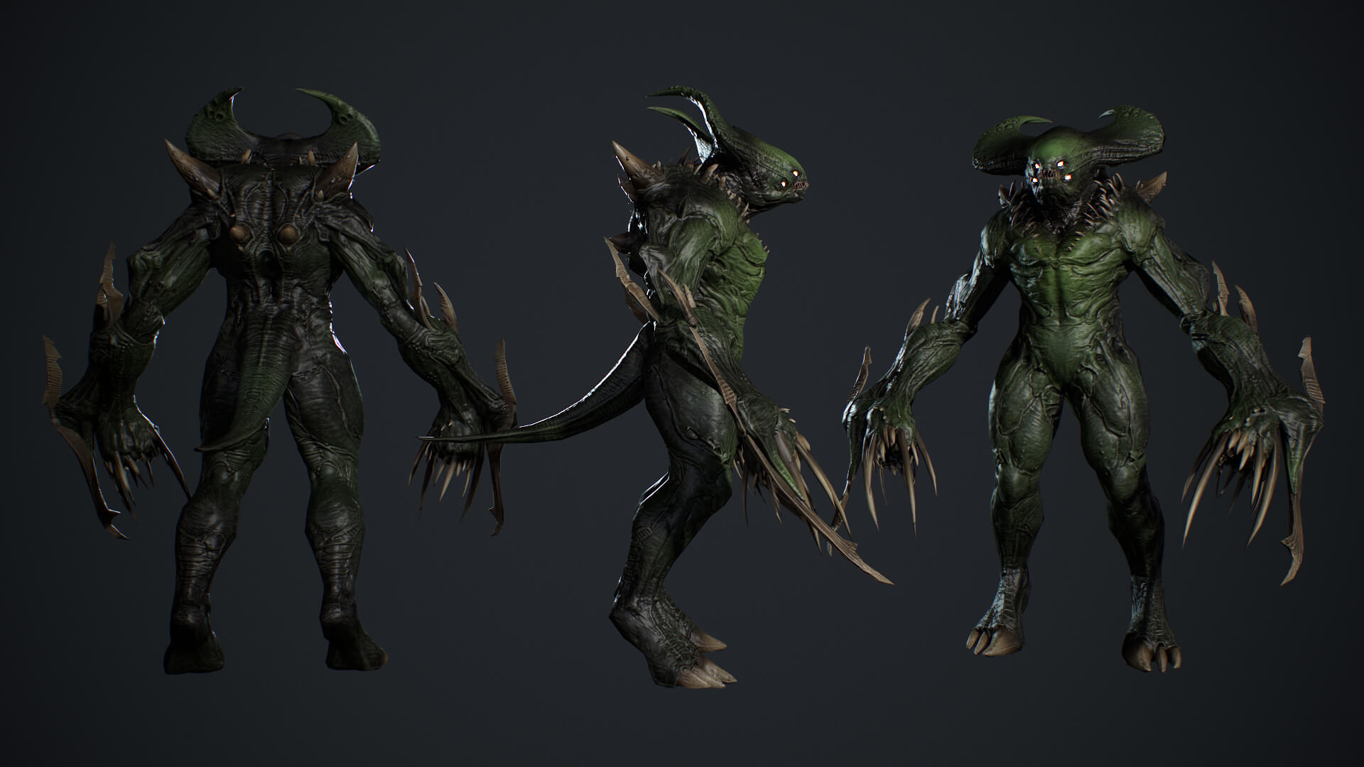 Demon Character 7 - 3D Model by Wernerkurt