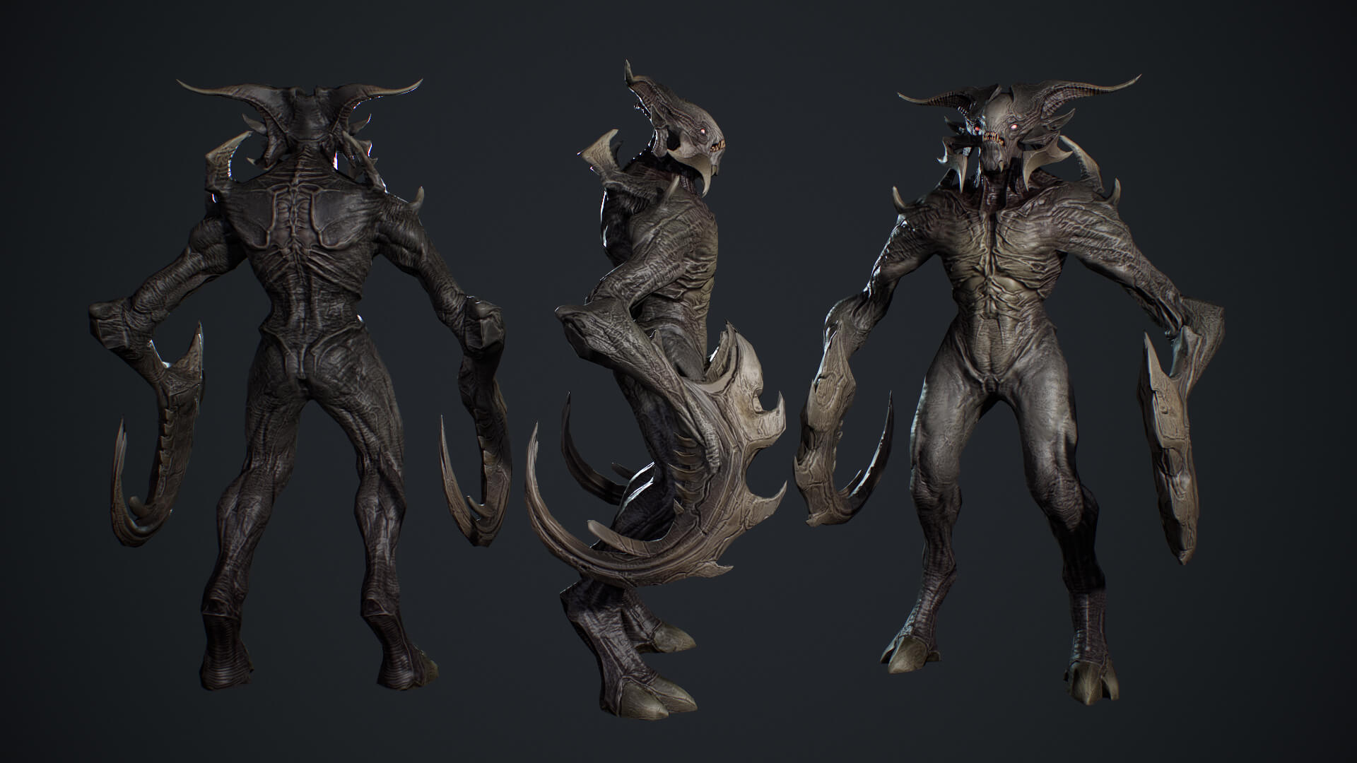 Demon Character 9 - 3D Model by Wernerkurt