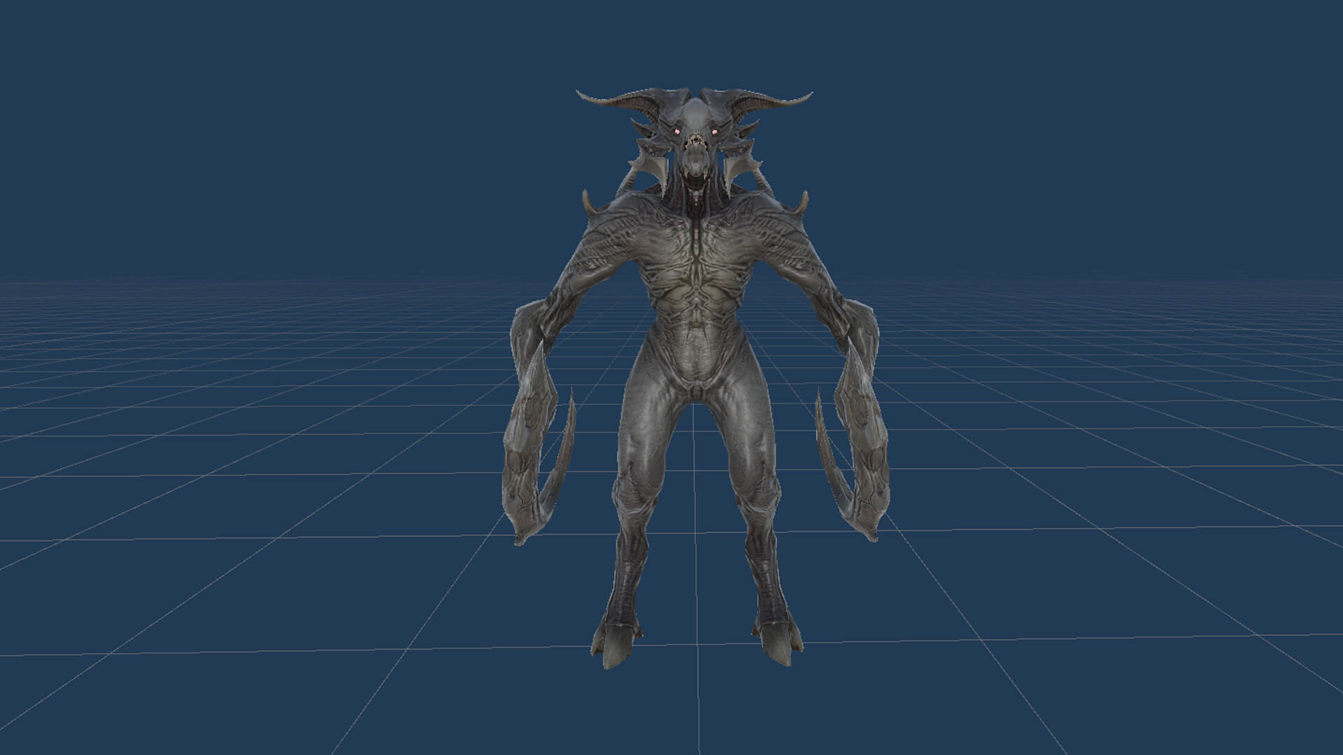 Demon Character 9 - 3D Model by Wernerkurt