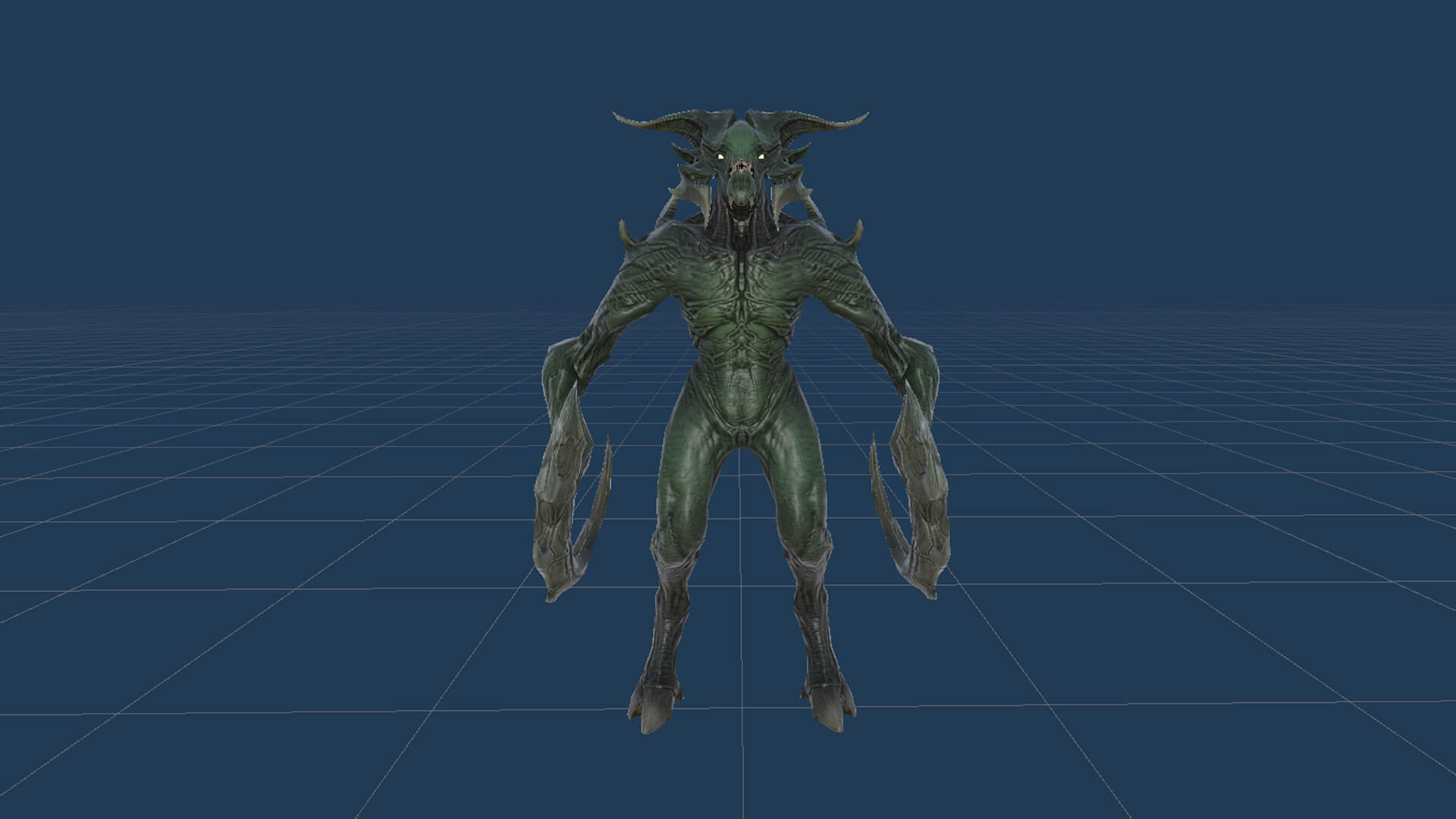 Demon Character 9 - 3D Model by Wernerkurt