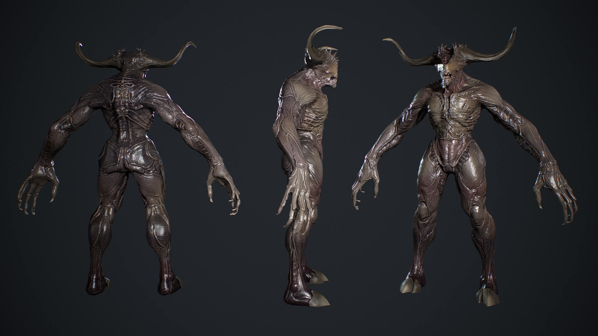 Demon Character - 3D Model by Wernerkurt