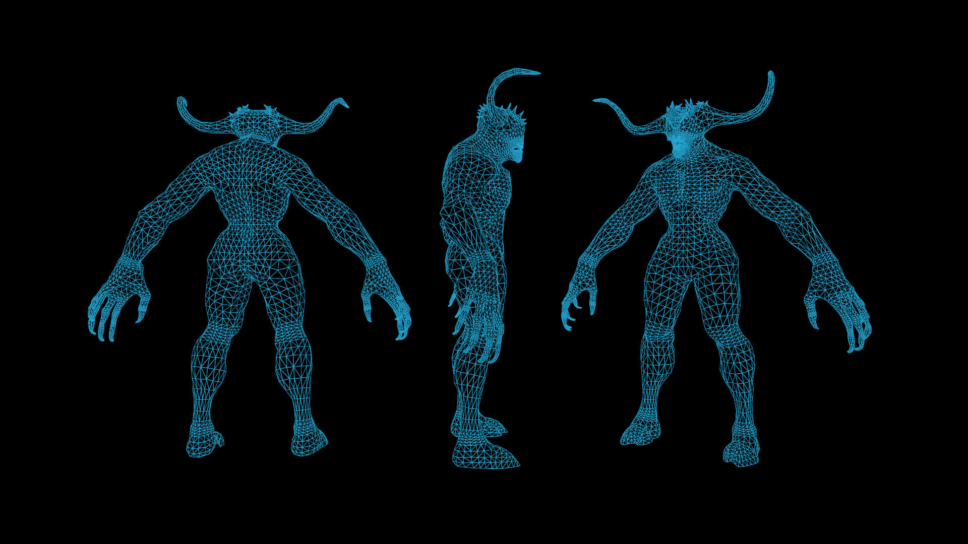 Demon Character - 3D Model by Wernerkurt