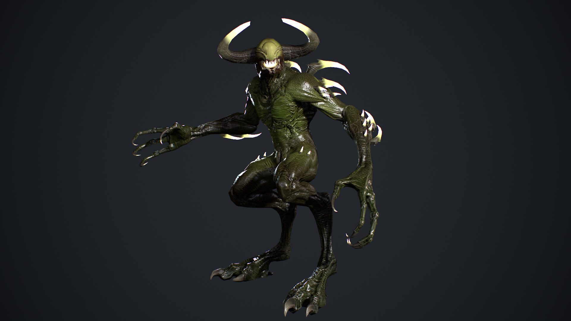 Faceless Demon 2 - 3D Model by Wernerkurt