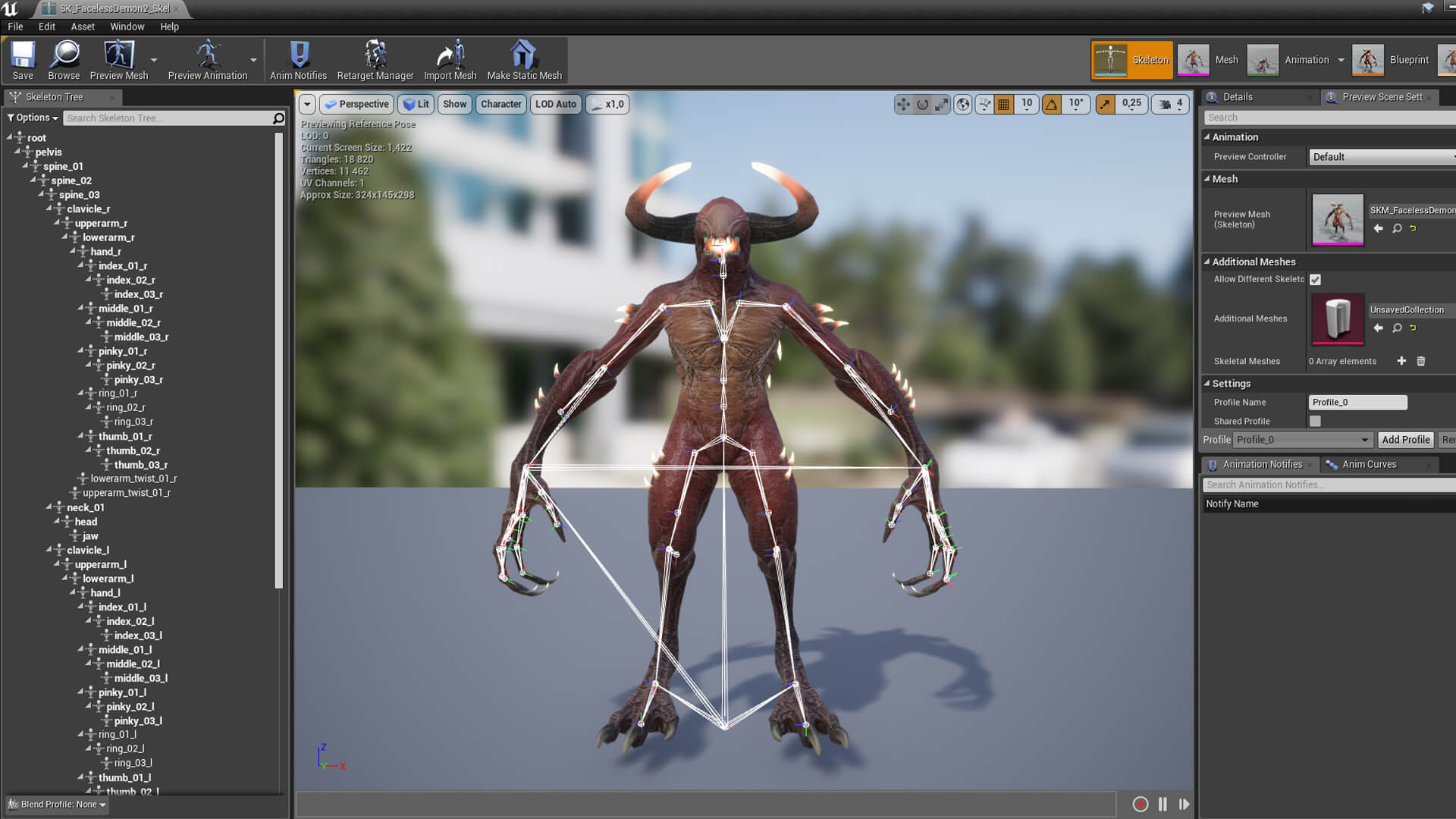 Faceless Demon 2 - 3D Model by Wernerkurt