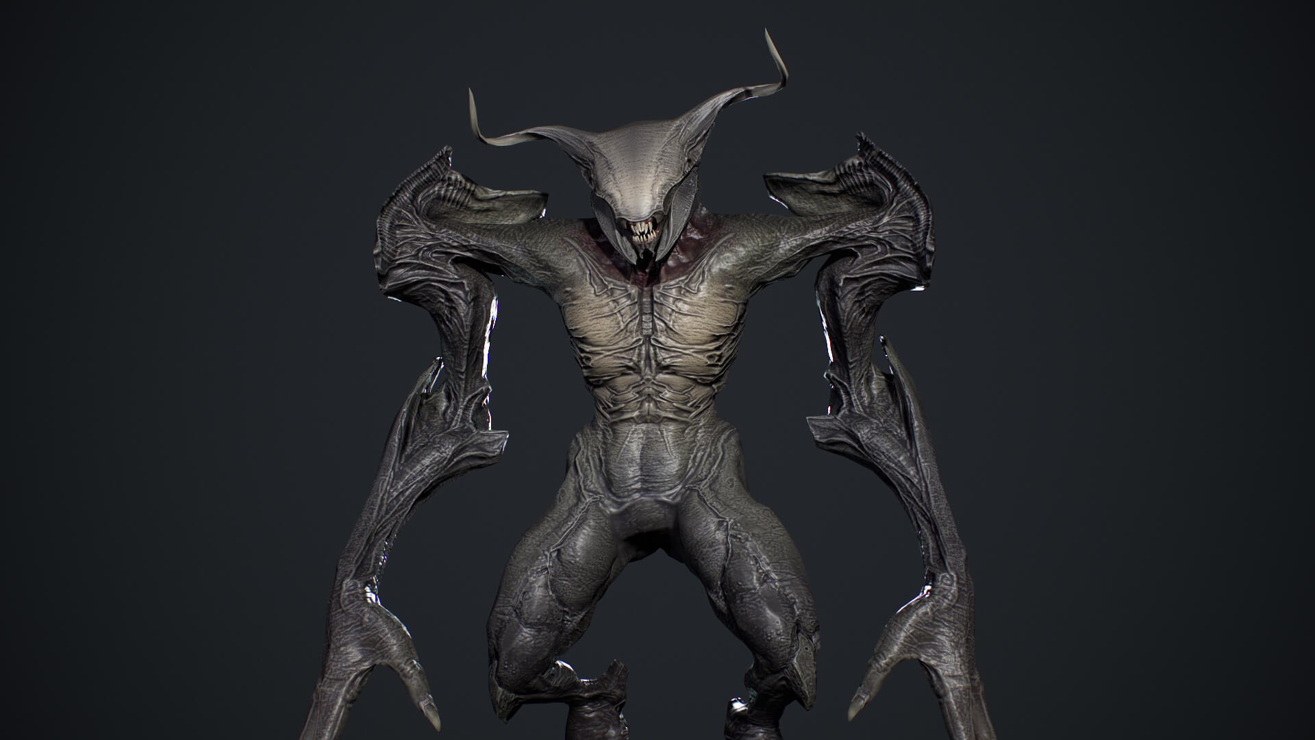 Faceless Demon 3 - 3D Model by Wernerkurt
