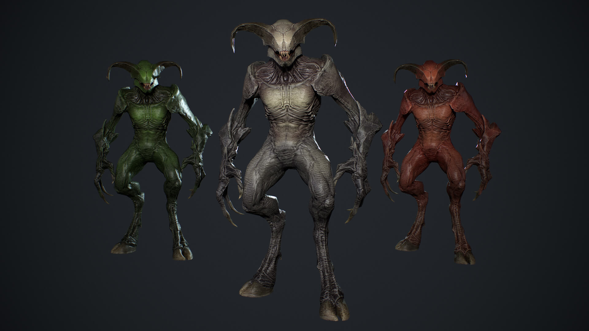 Faceless Demon 4 - 3D Model by Wernerkurt