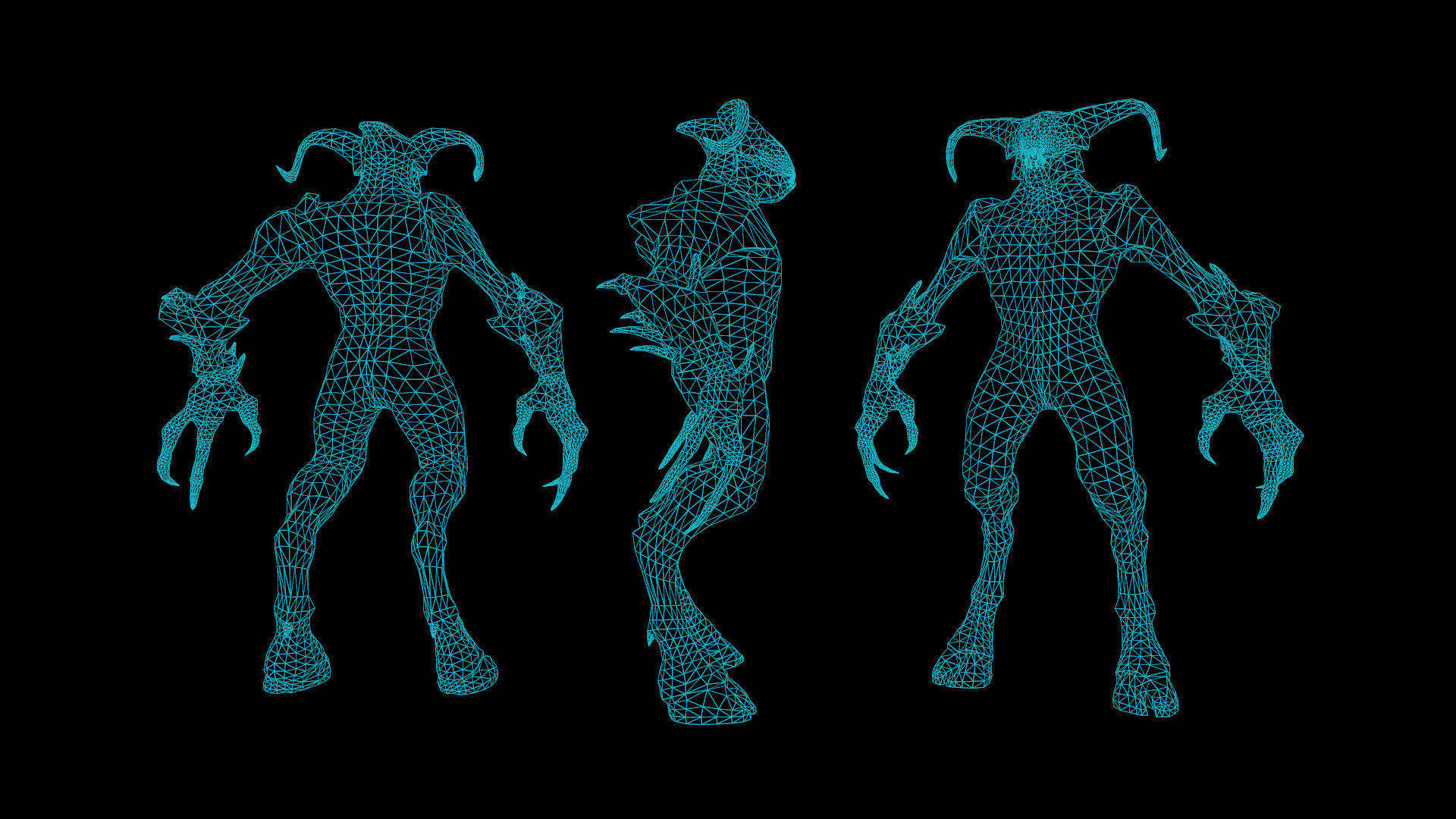 Faceless Demon 4 - 3D Model by Wernerkurt