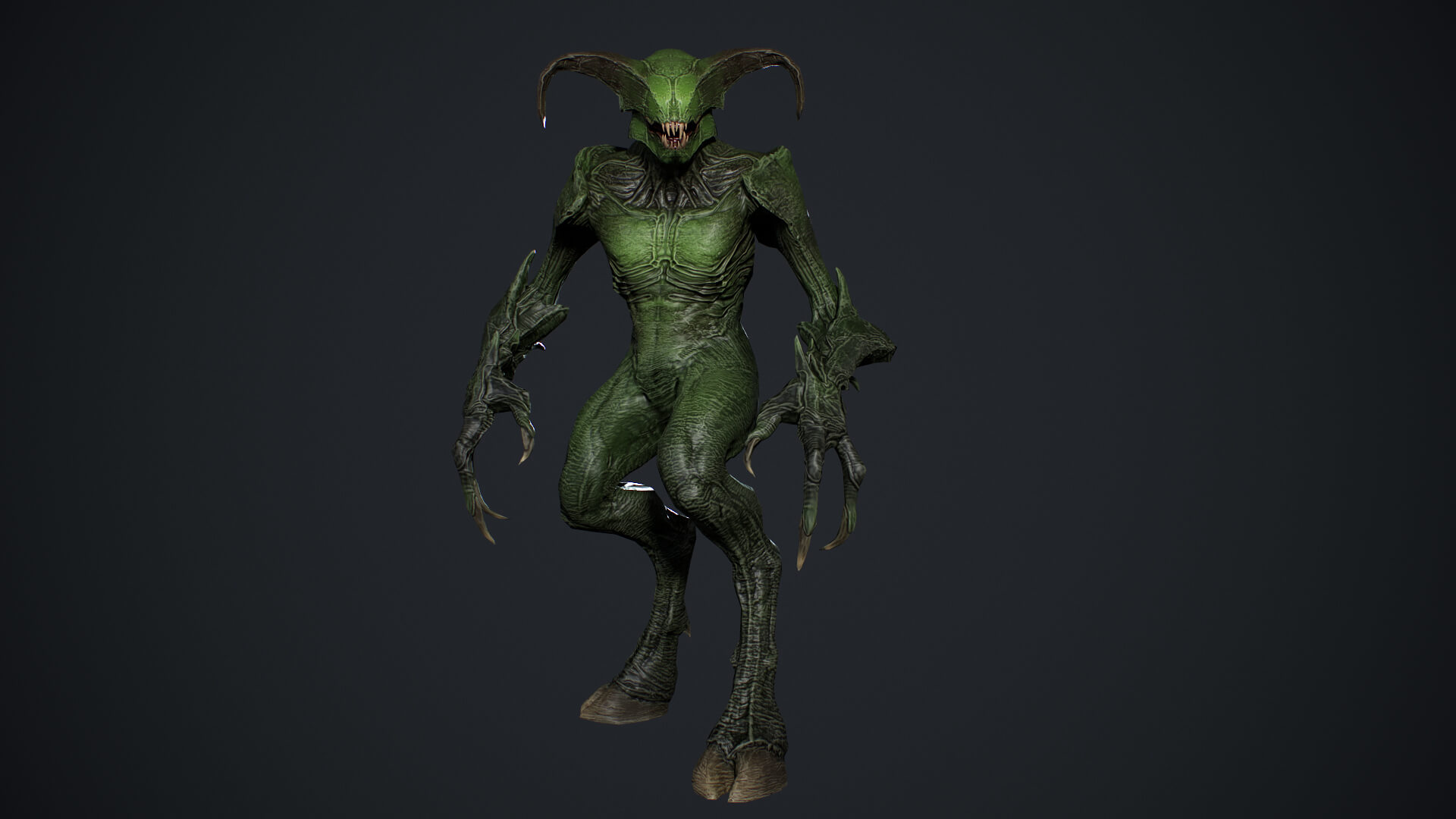 Faceless Demon 4 - 3D Model by Wernerkurt