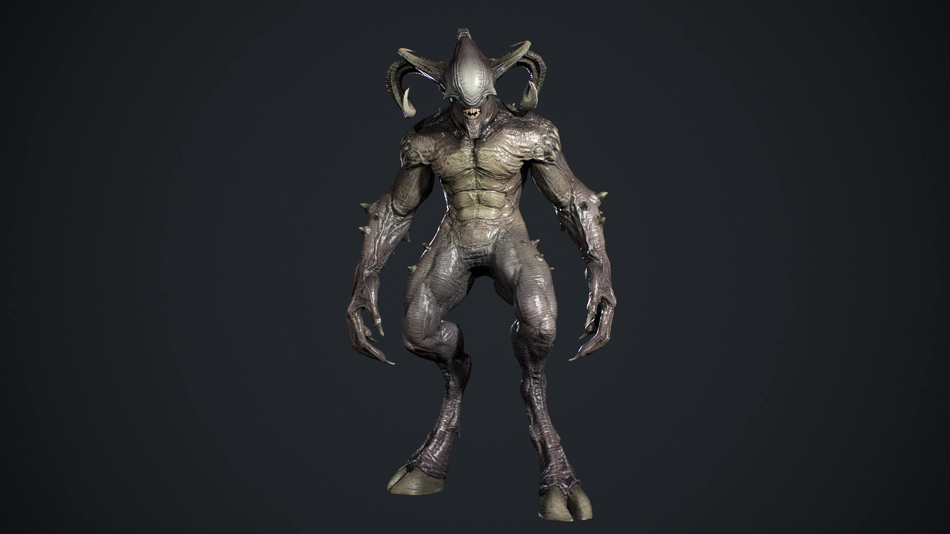 Faceless Demon - 3D Model by Wernerkurt