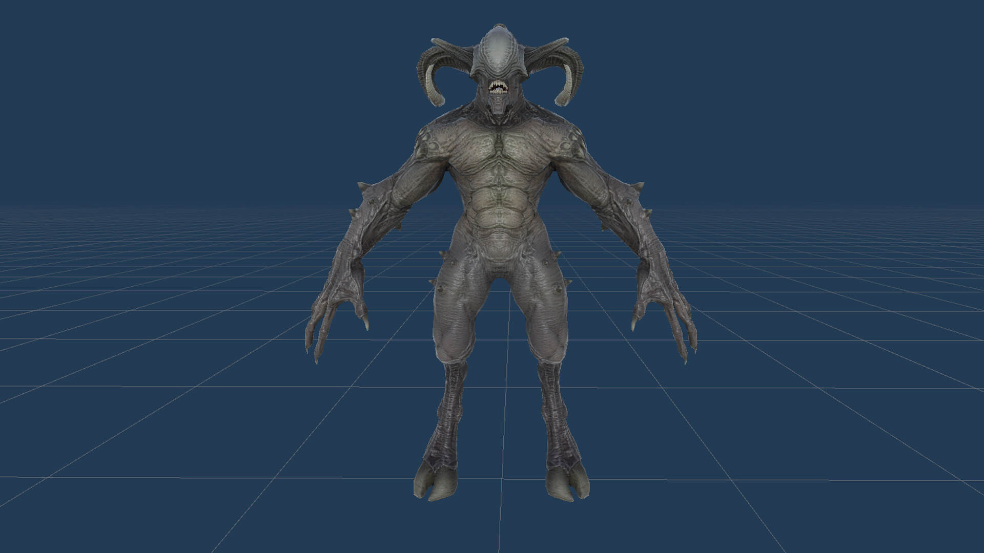 Faceless Demon - 3D Model by Wernerkurt