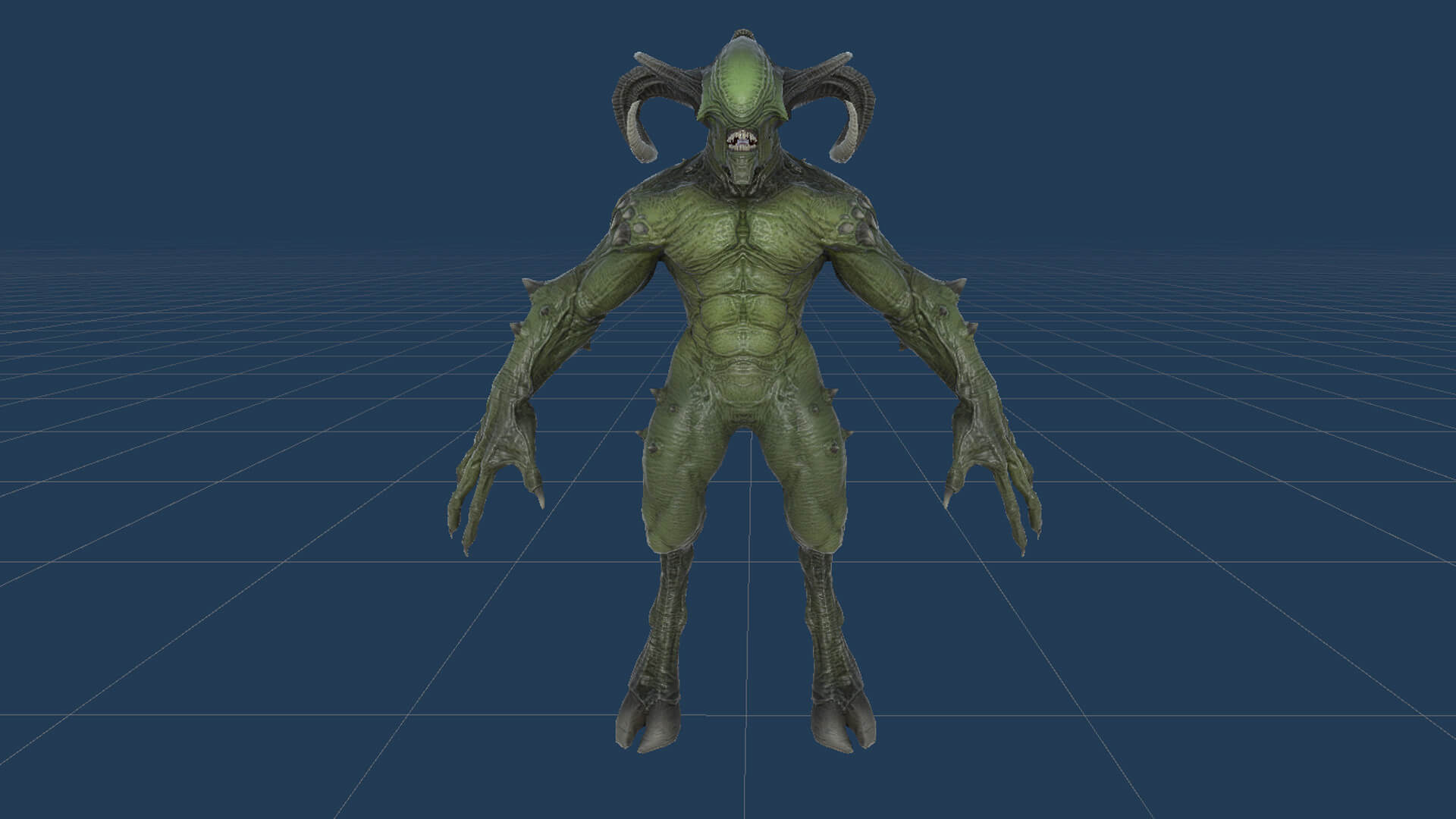 Faceless Demon - 3D Model by Wernerkurt