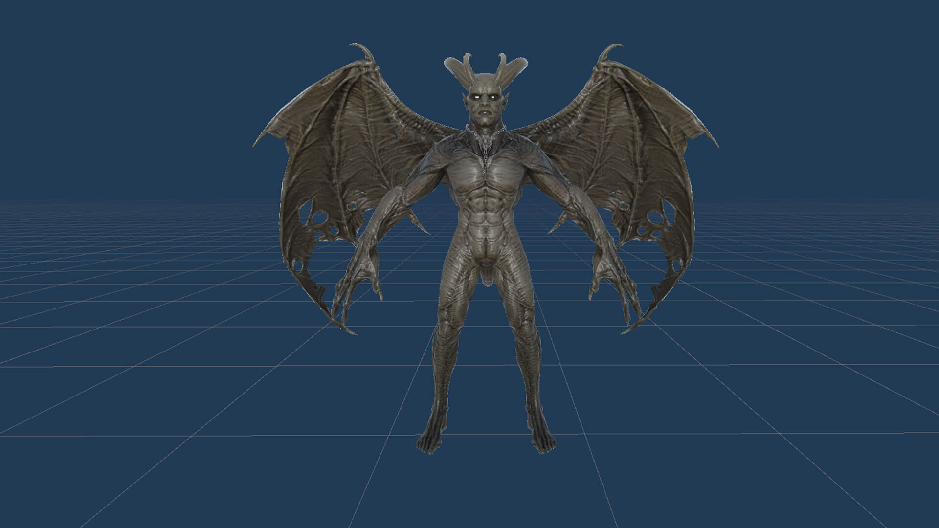 Gargoyle 2 Low Poly - 3D Model by Wernerkurt