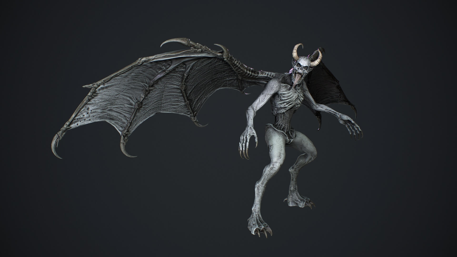 Gargoyle - 3D Model by Wernerkurt