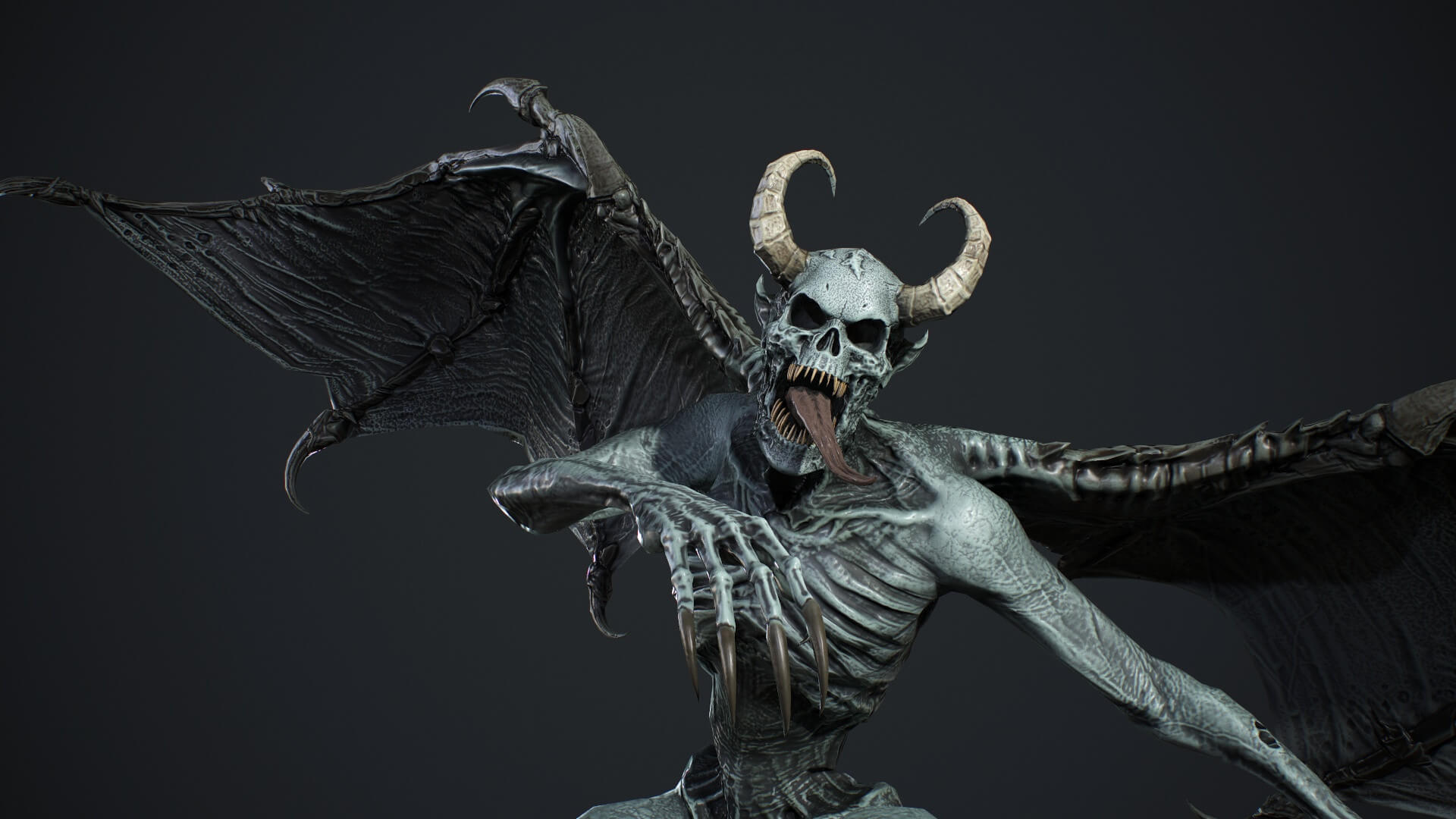 Gargoyle - 3D Model by Wernerkurt