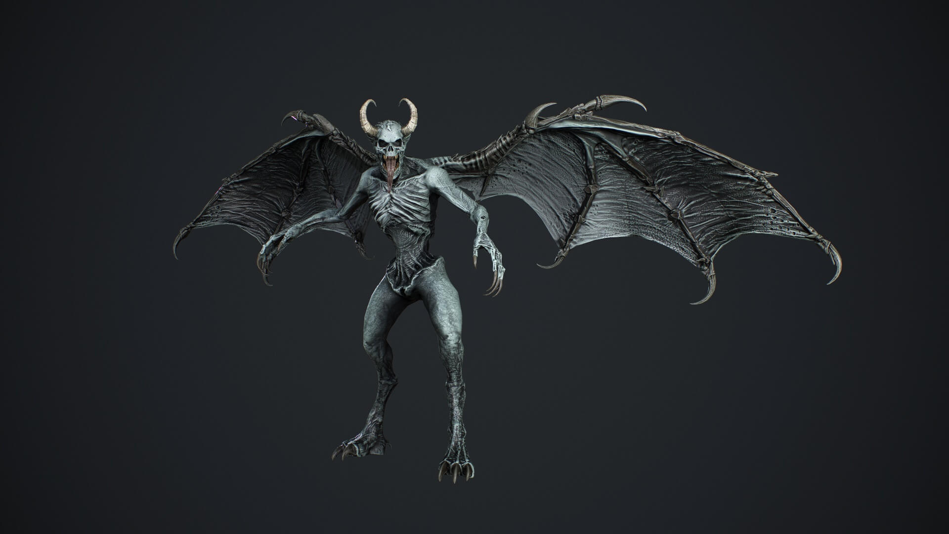 Gargoyle - 3D Model by Wernerkurt