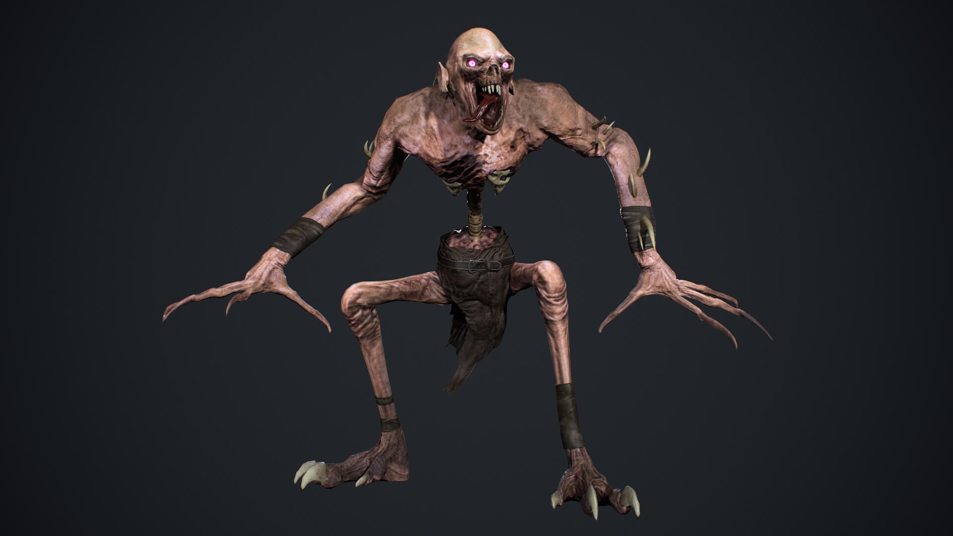 Ghoul Undead - 3D Model by Wernerkurt