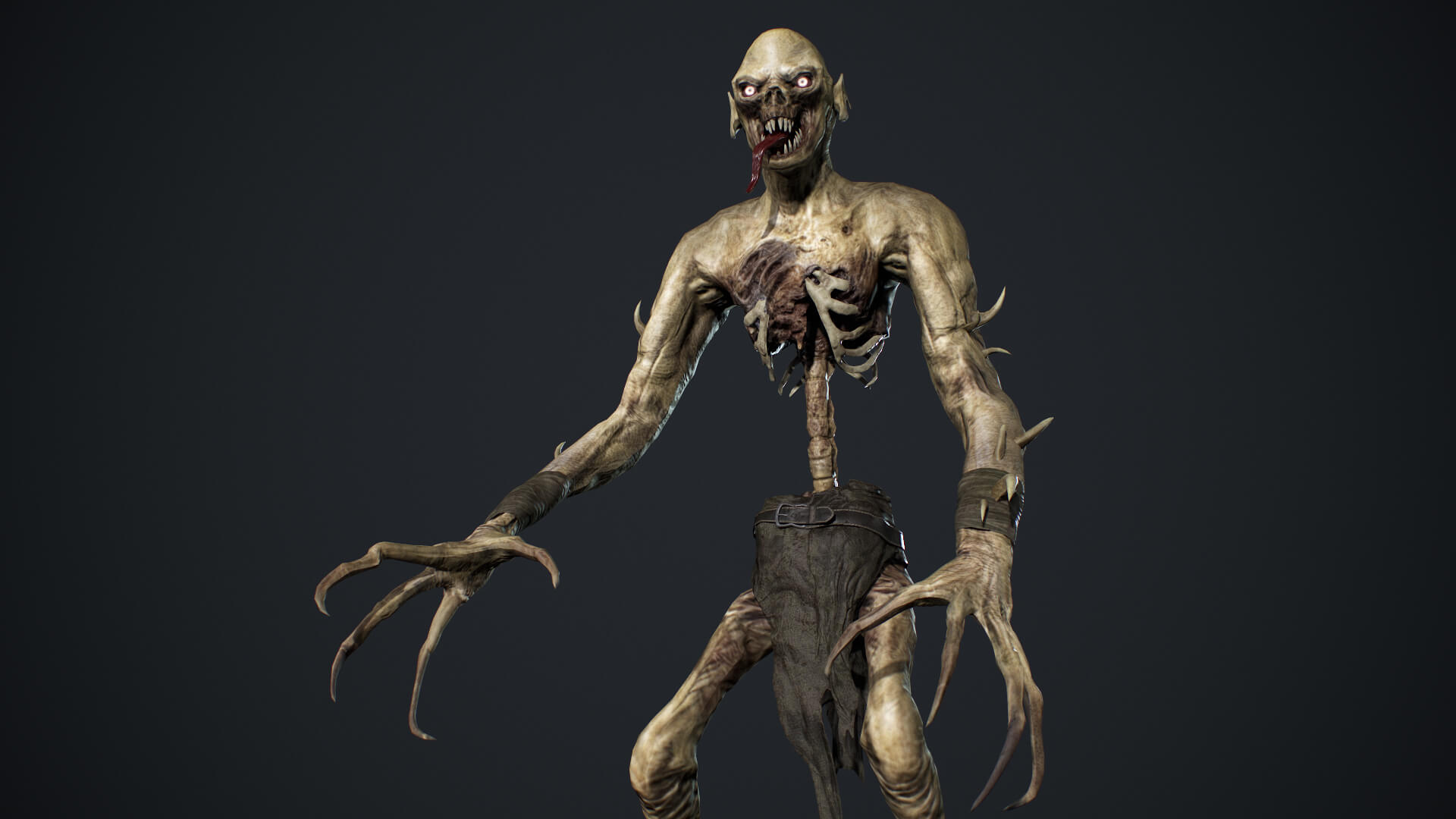 Ghoul Undead - 3D Model by Wernerkurt