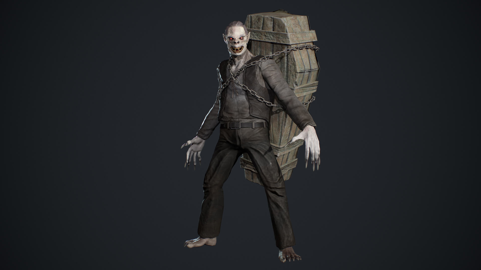 Ghoul Vampire - 3D Model by Wernerkurt