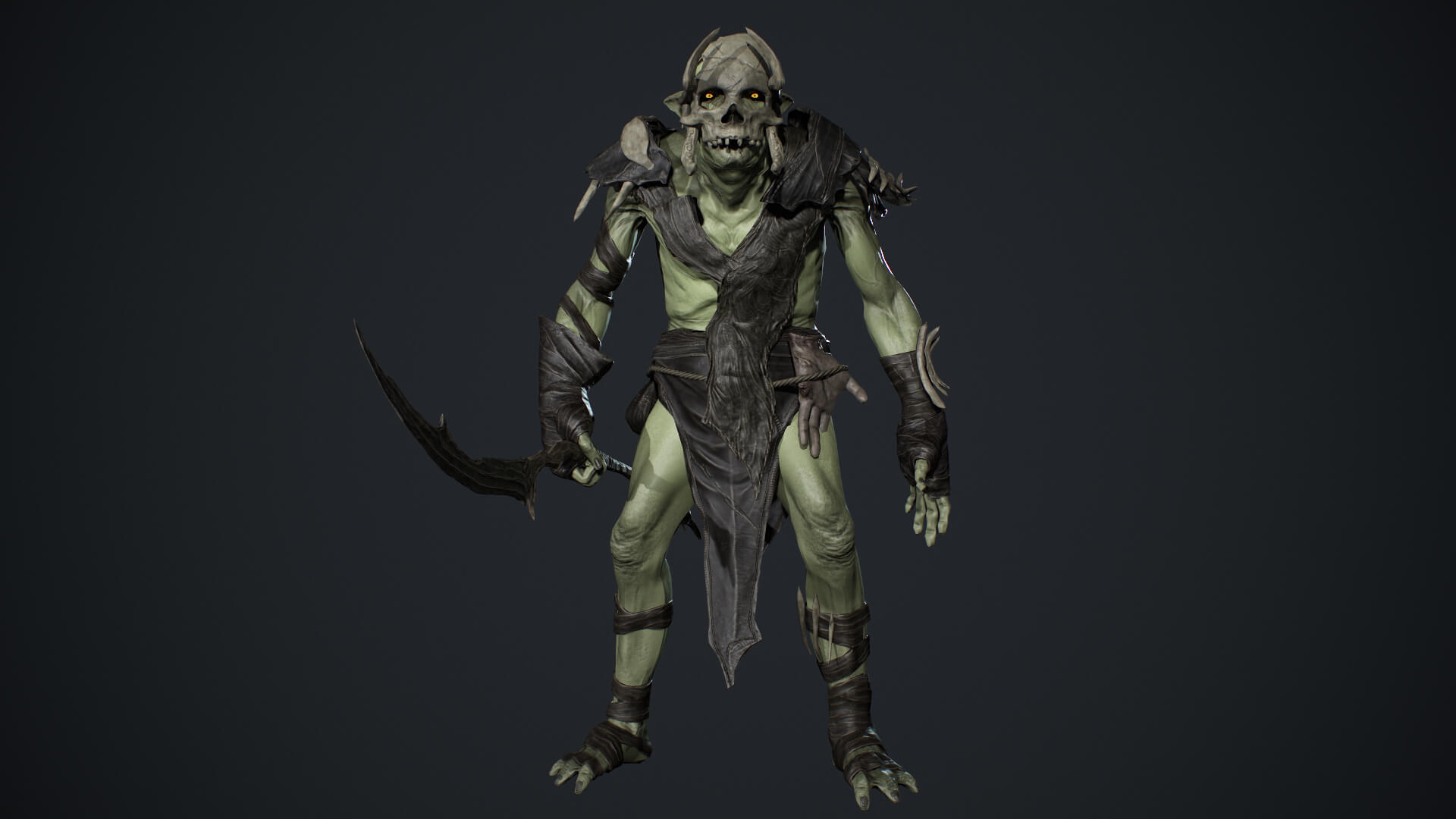 Goblin 2 gameready - 3D Model by Wernerkurt