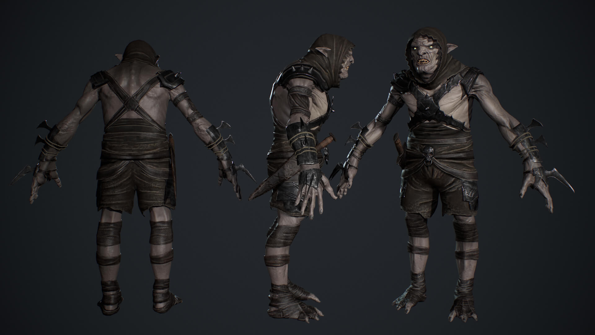 Goblin 3 game ready - 3D Model by Wernerkurt