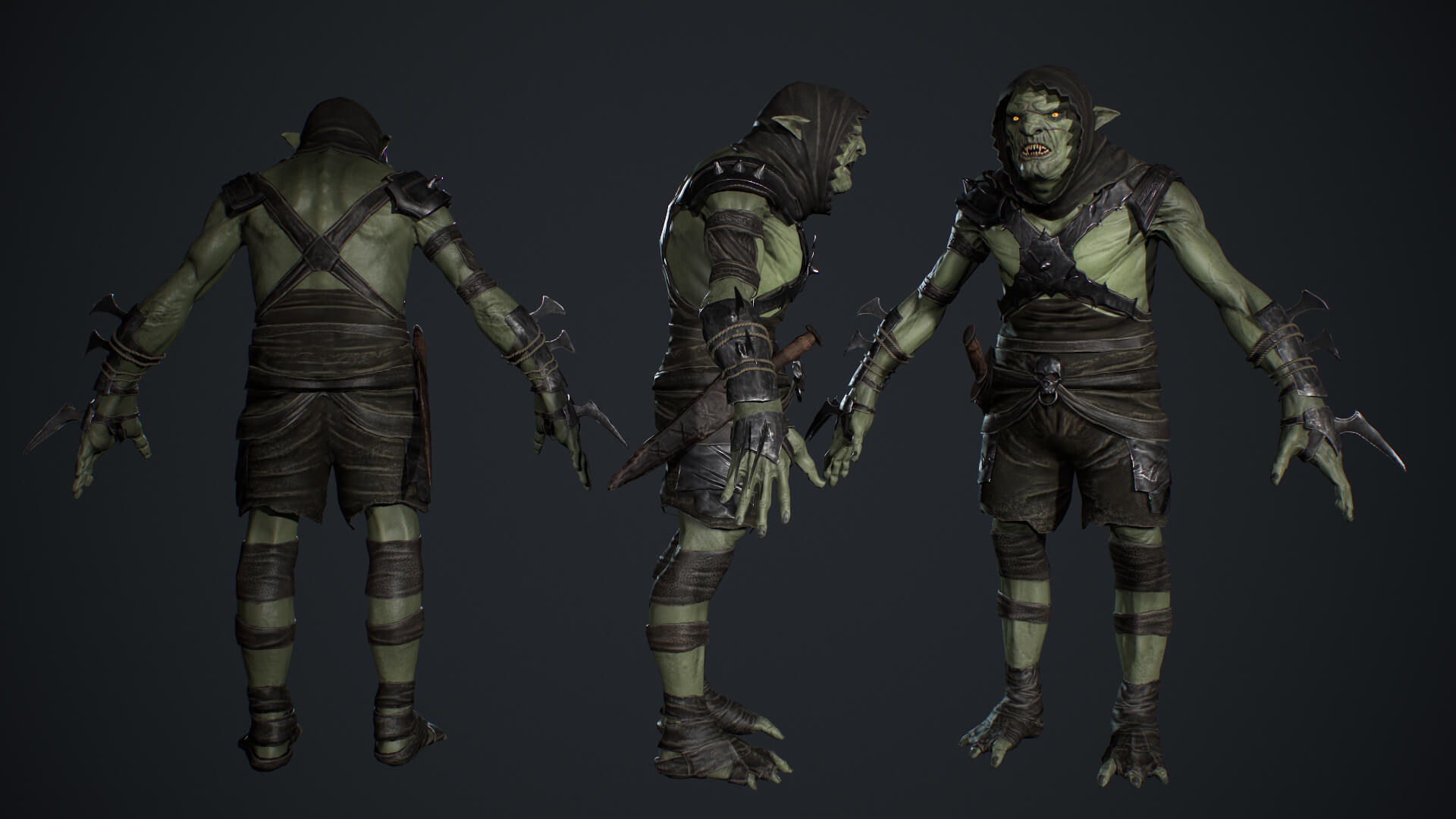 Goblin 3 game ready - 3D Model by Wernerkurt