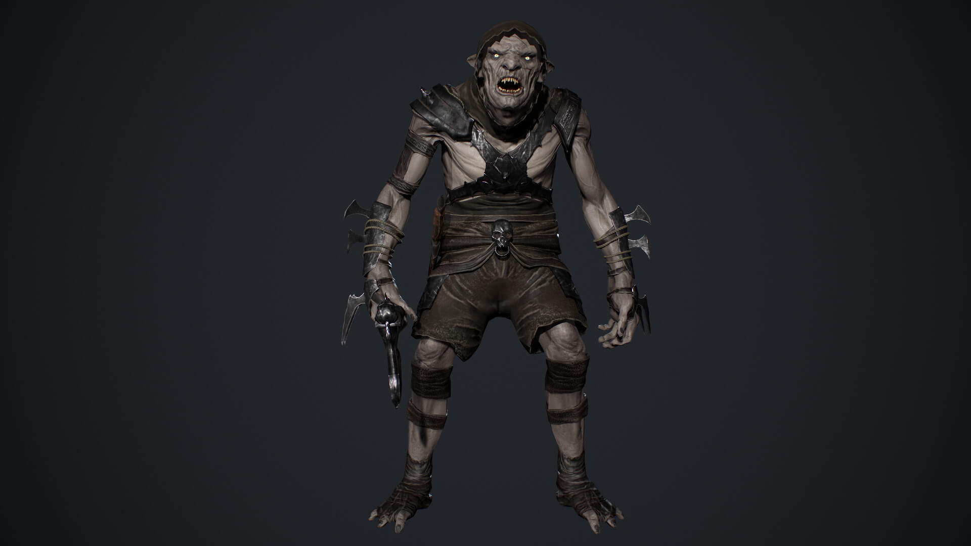 Goblin 3 game ready - 3D Model by Wernerkurt