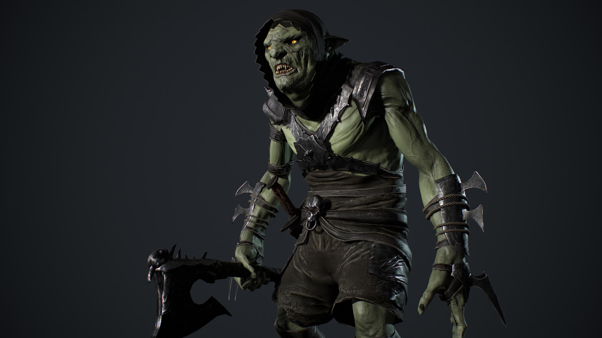 Goblin 3 game ready - 3D Model by Wernerkurt