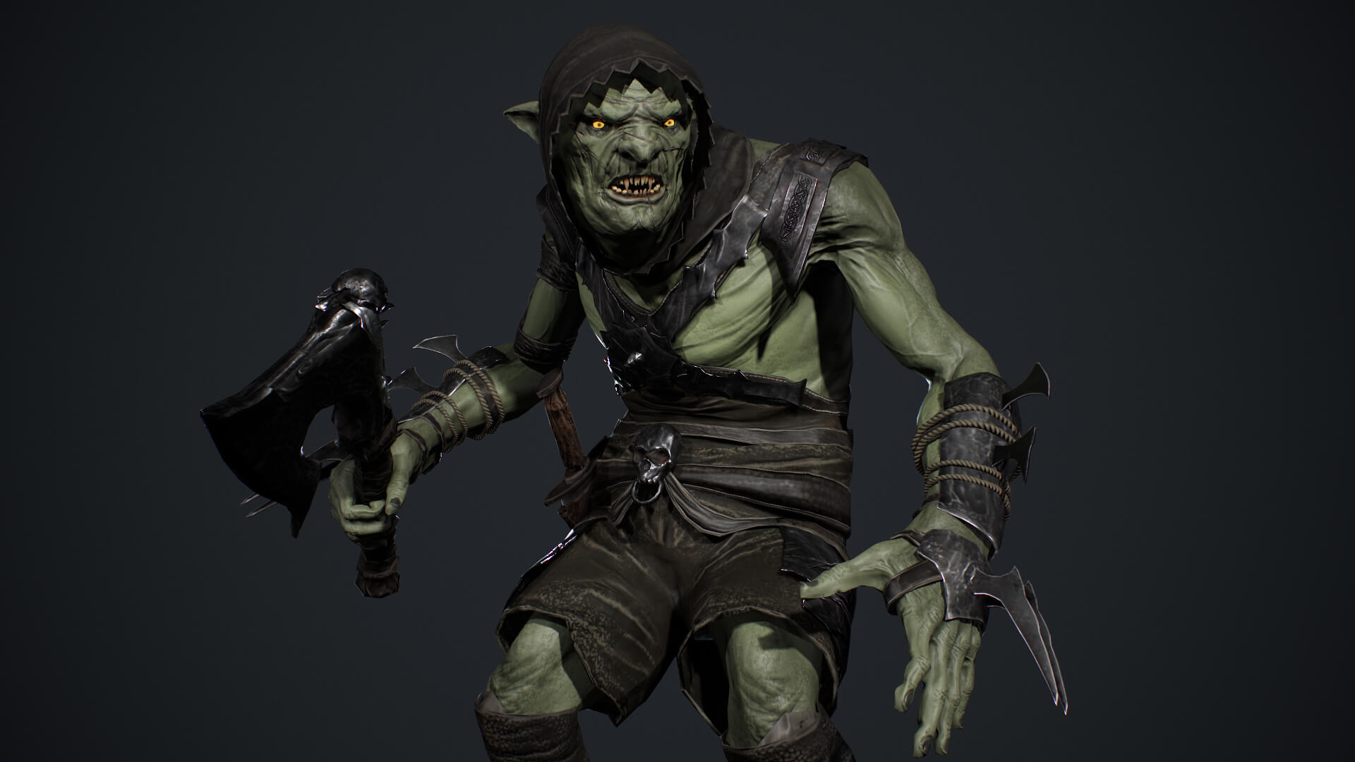 Goblin 3 game ready - 3D Model by Wernerkurt