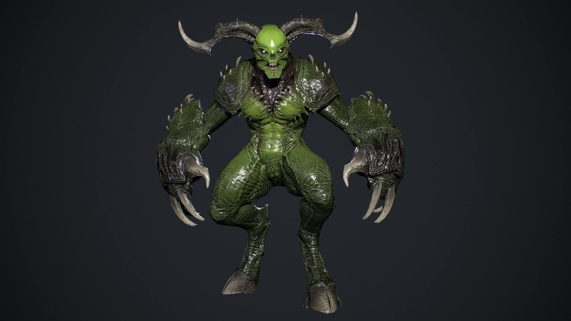 High Demon 2 - 3D Model by Wernerkurt