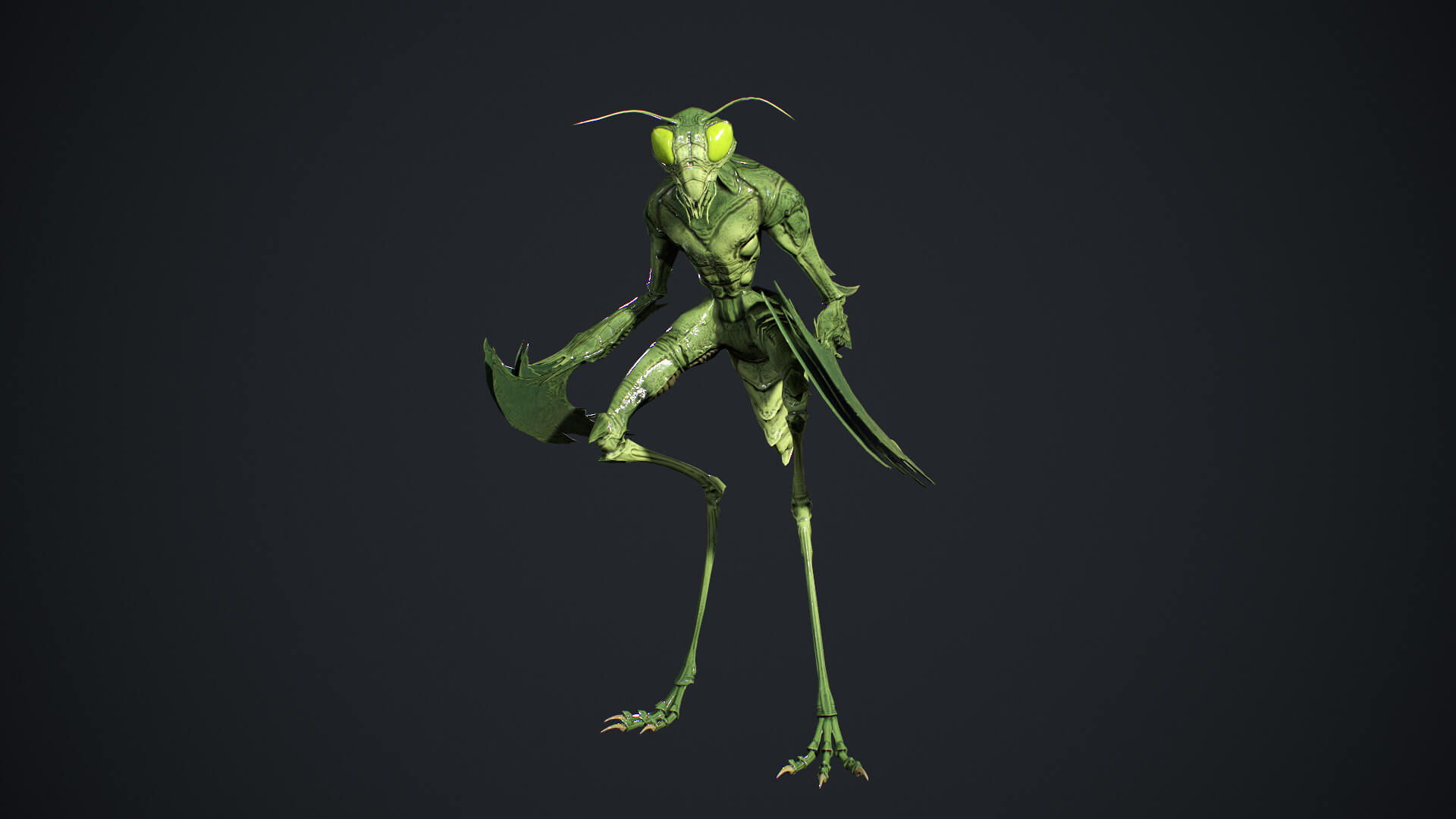Insect Creature 2 - 3D Model by Wernerkurt