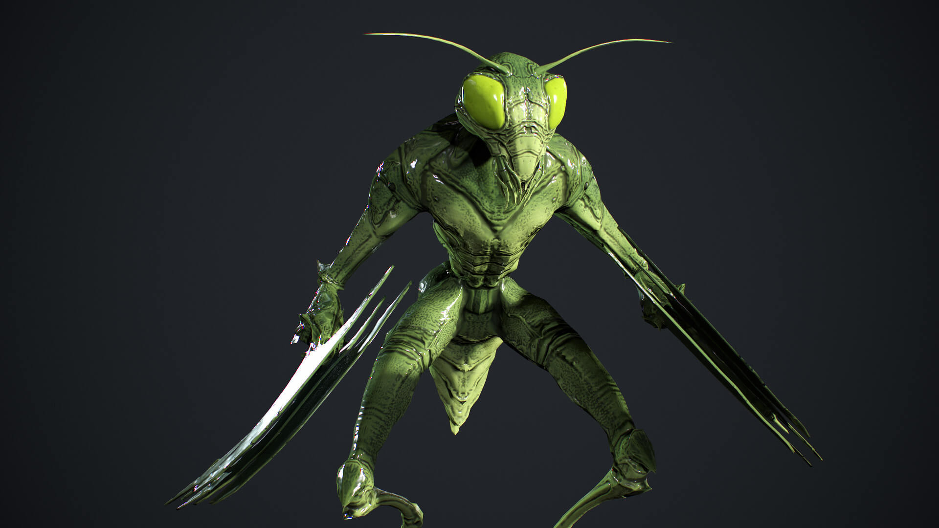Insect Creature 2 - 3D Model by Wernerkurt