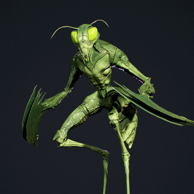 Insect Creature 2 - 3D Model by Wernerkurt